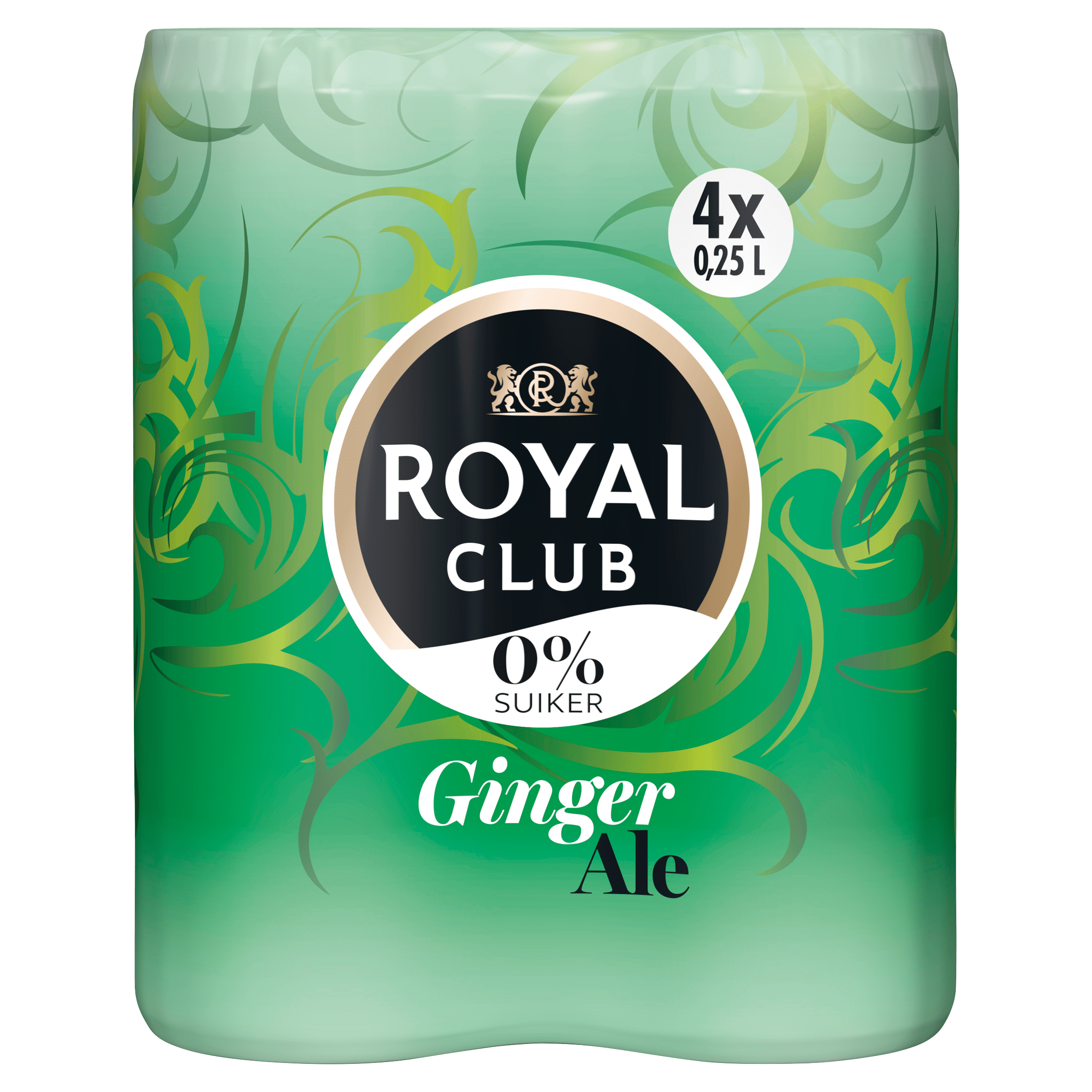 Royal Club Ginger ale 0% suiker Per Tray 1000 ml