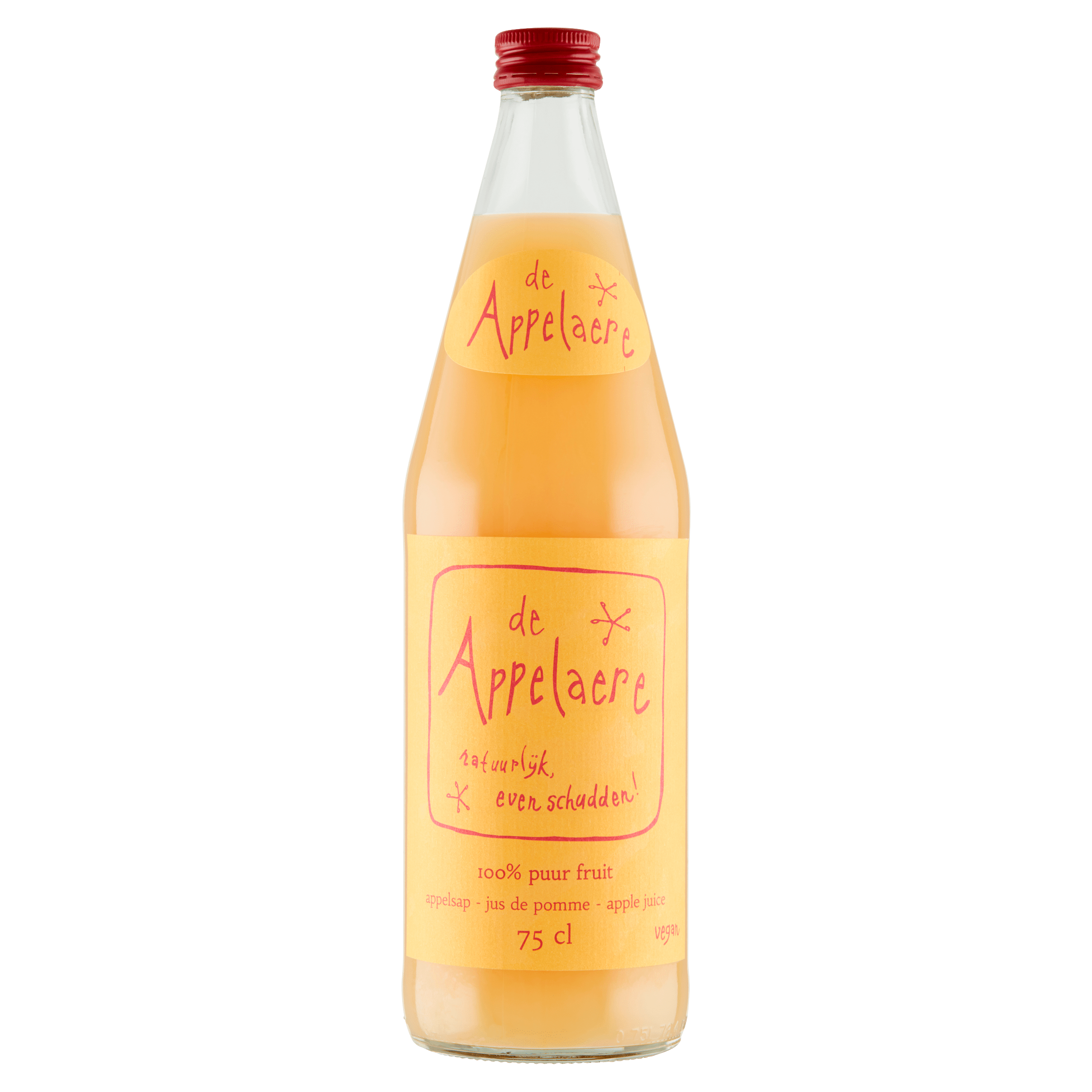 De Appelaere Appelsap Per Fles 750 ml