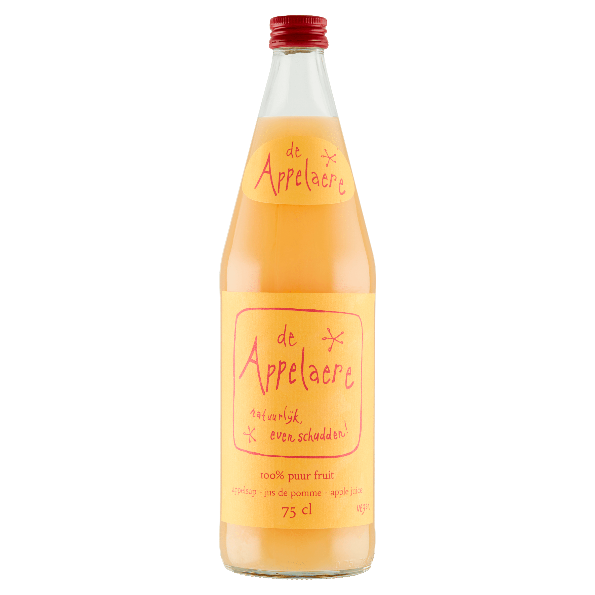 De Appelaere Appelsap Per Fles 750 ml