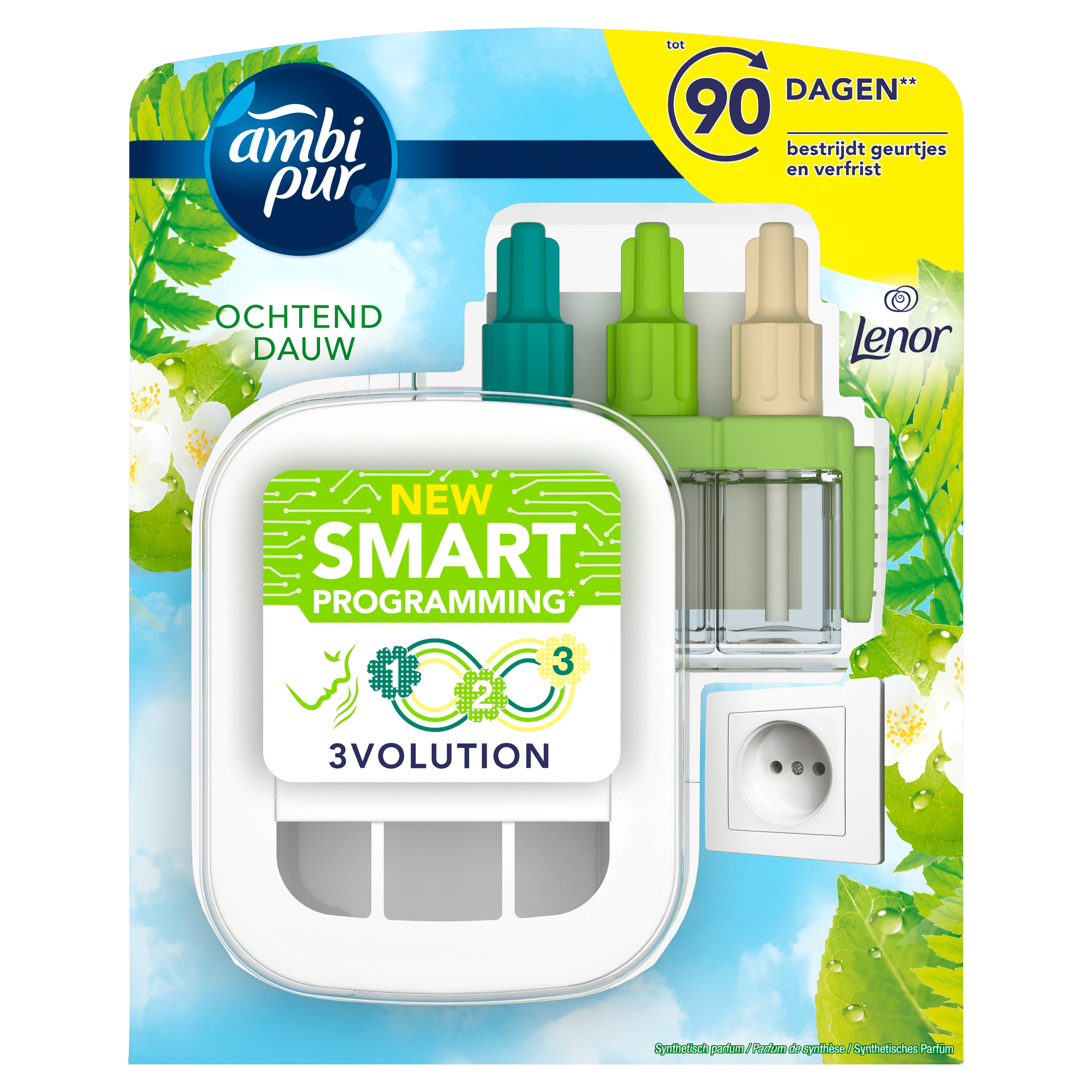 Ambipur 3Volution starterkit ochtend dauw Per Blister 1 st