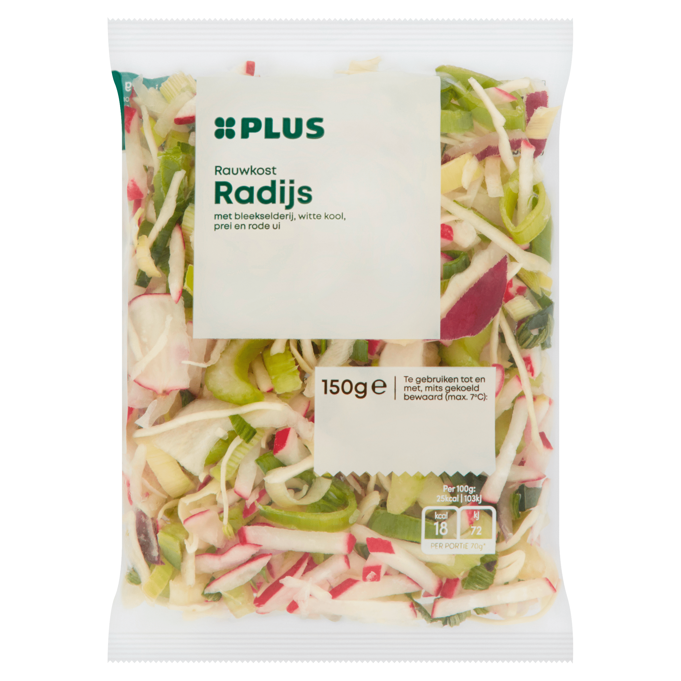PLUS Rauwkost Radijs Per Zak 150 g