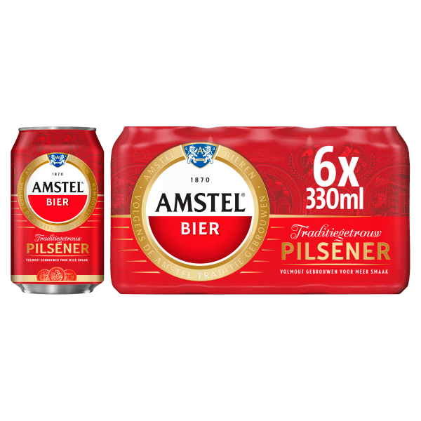 Amstel Pilsener bier blik Per Set 1980 ml