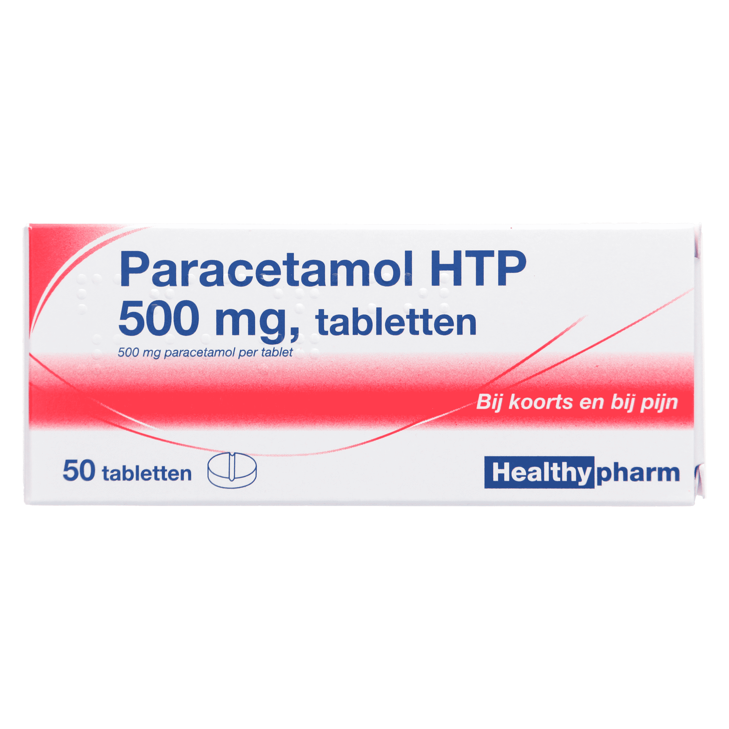 HTP Huismerk Paracetamol 500mg Per Doos 50 st