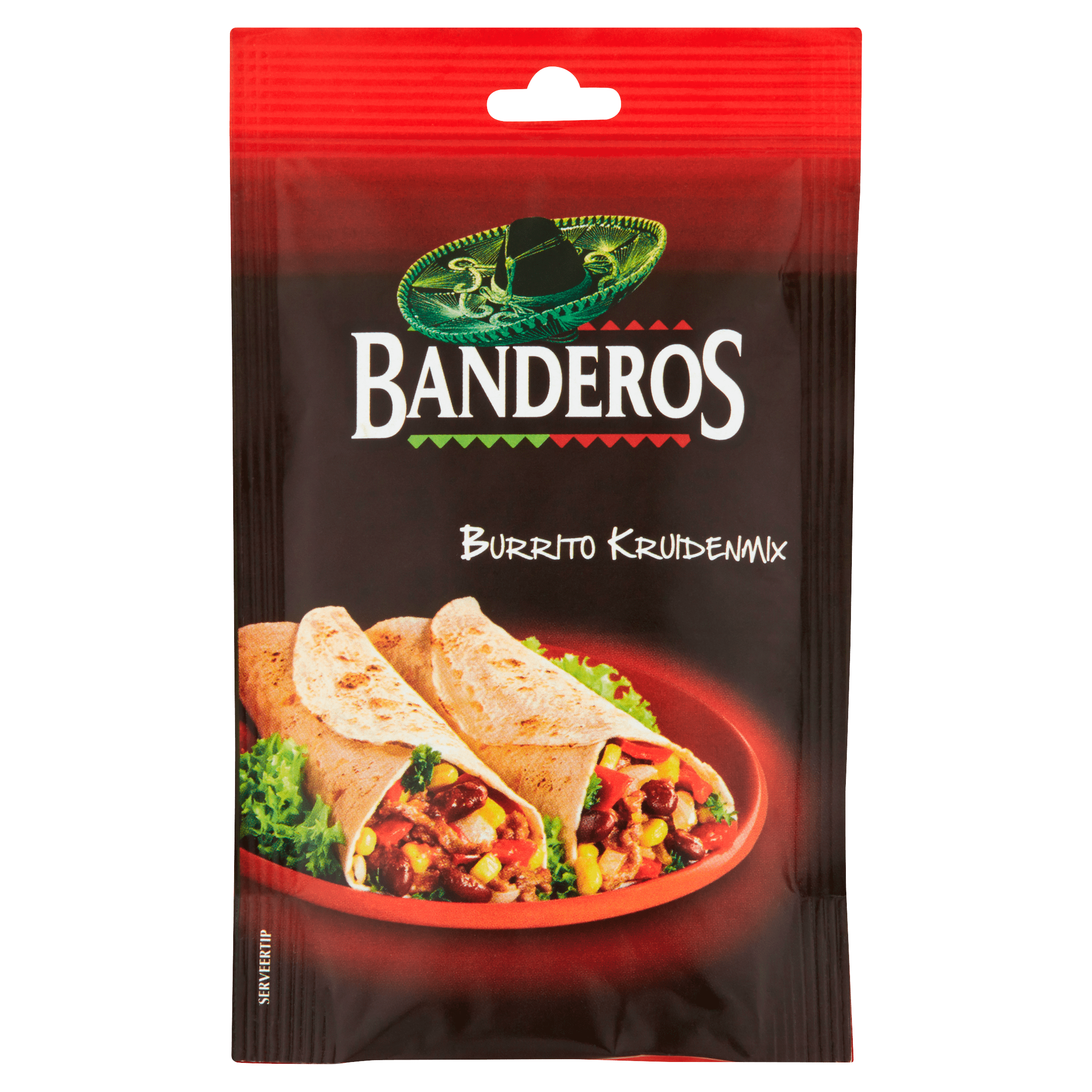 Banderos Burrito kruidenmix Per Zakje 28 g