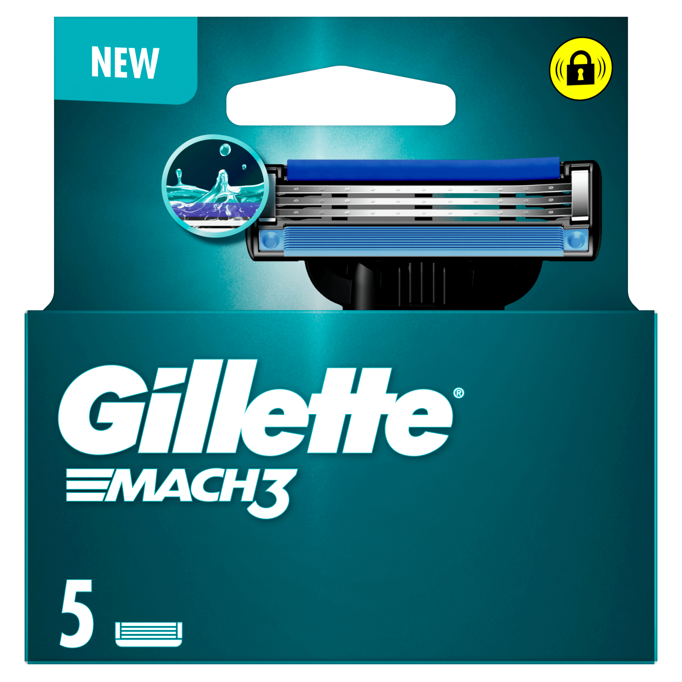 Gillette Scheermesjes Mach 3 Per Blister 5 st