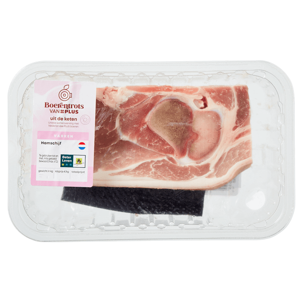 PLUS Beter leven Hamschijf Per 450 gram