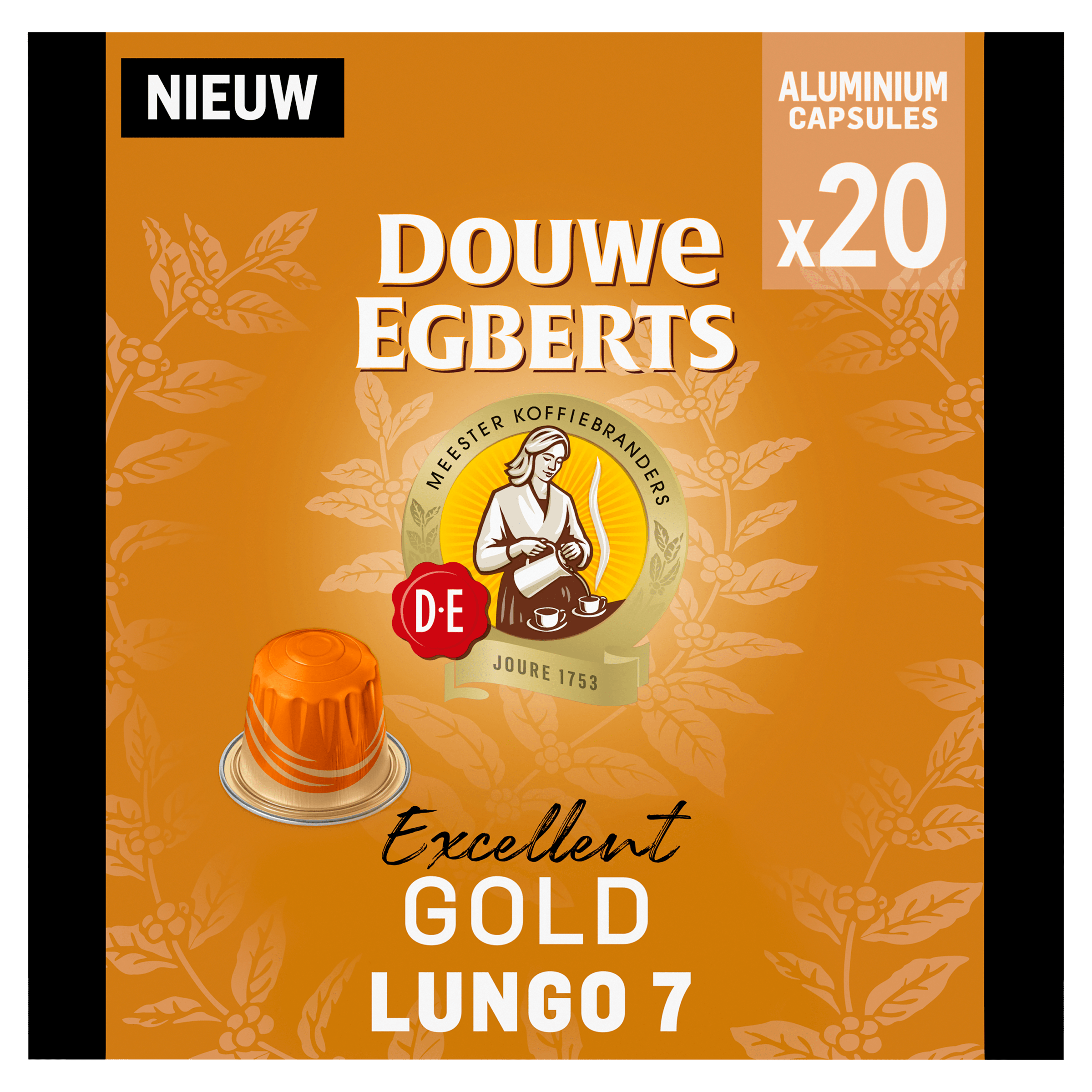Douwe Egberts Excellent gold capsules Per Doos 20 st