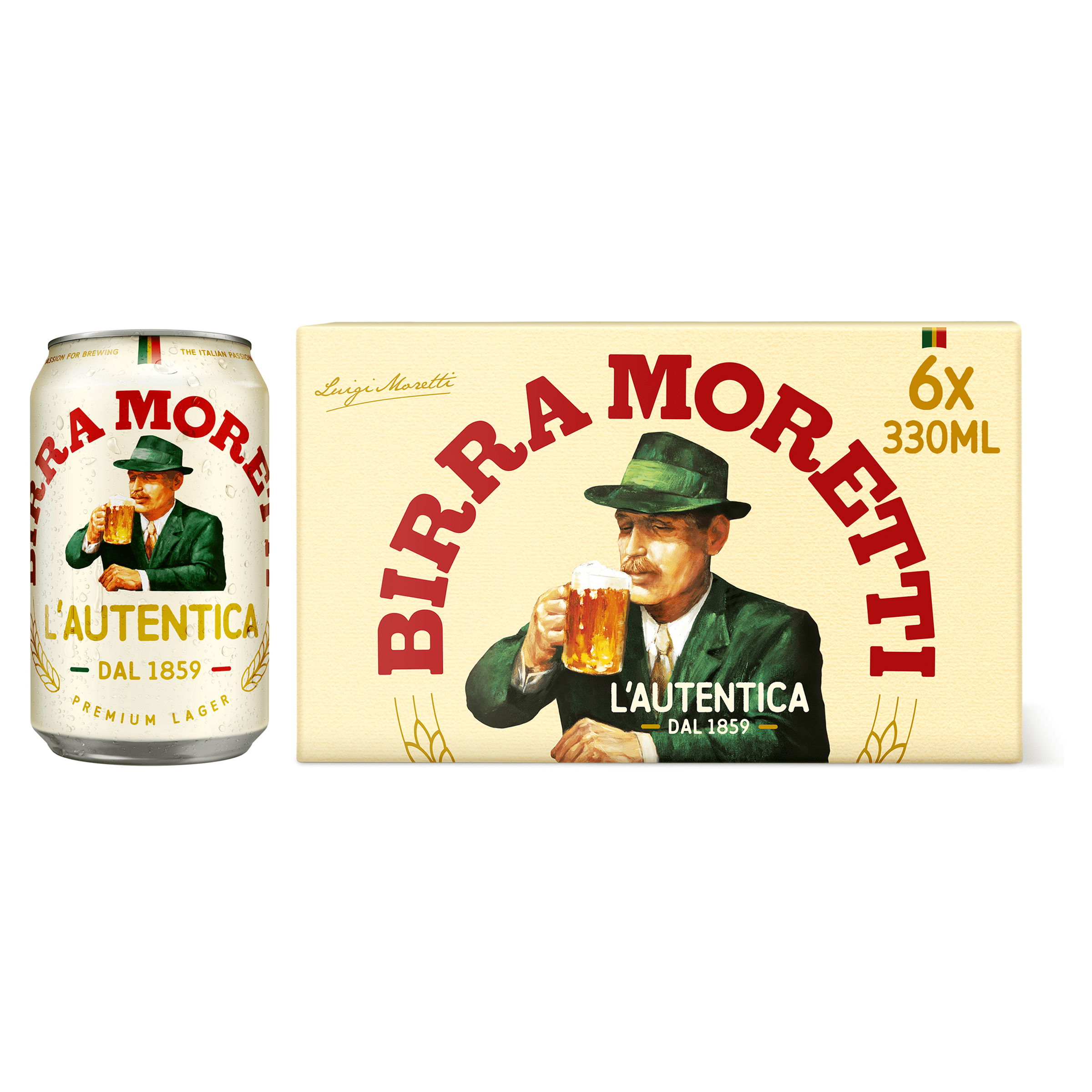Birra Moretti Pils blik Per Set 1980 ml