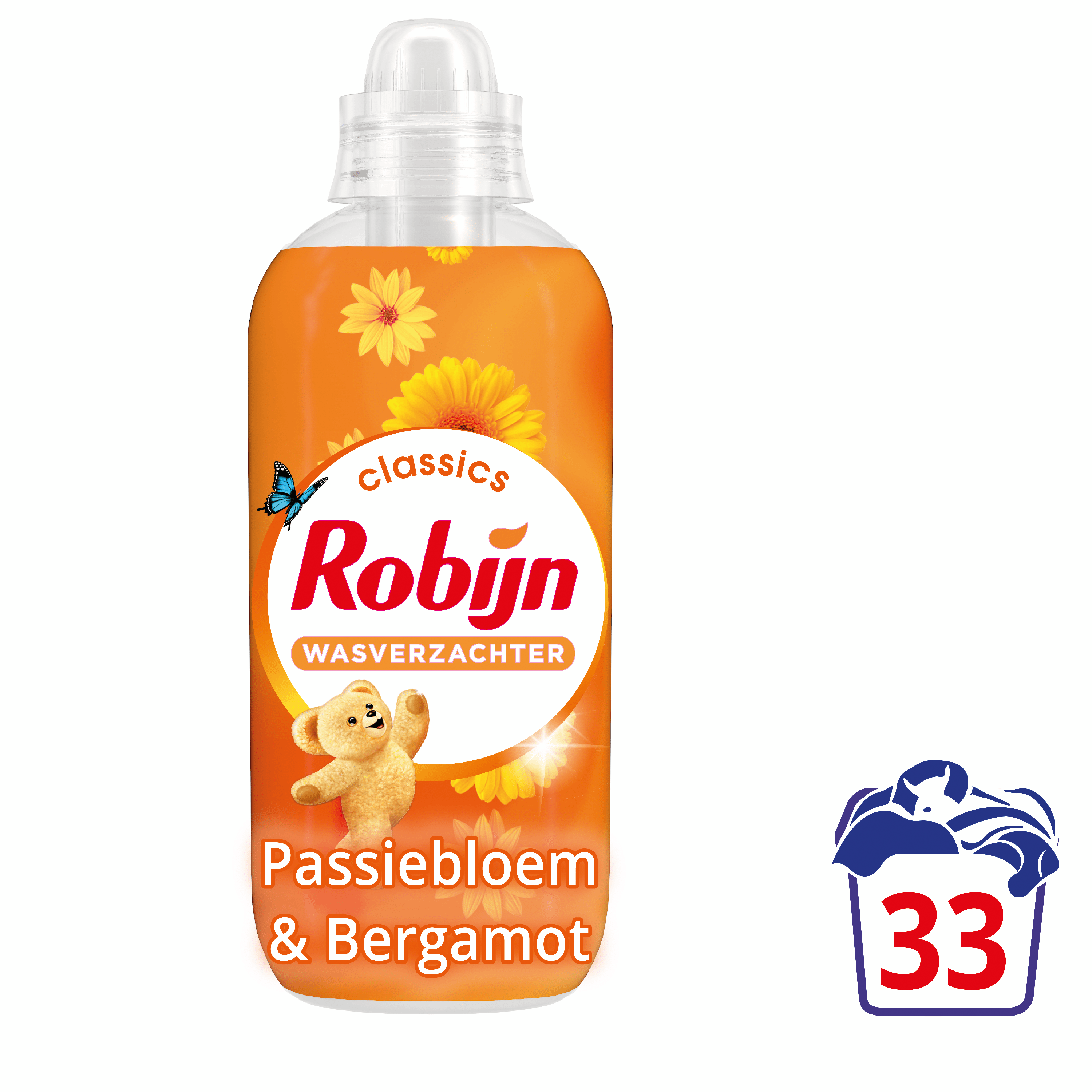Robijn Wasverzachter sensation passiebloem Per Fles 825 ml