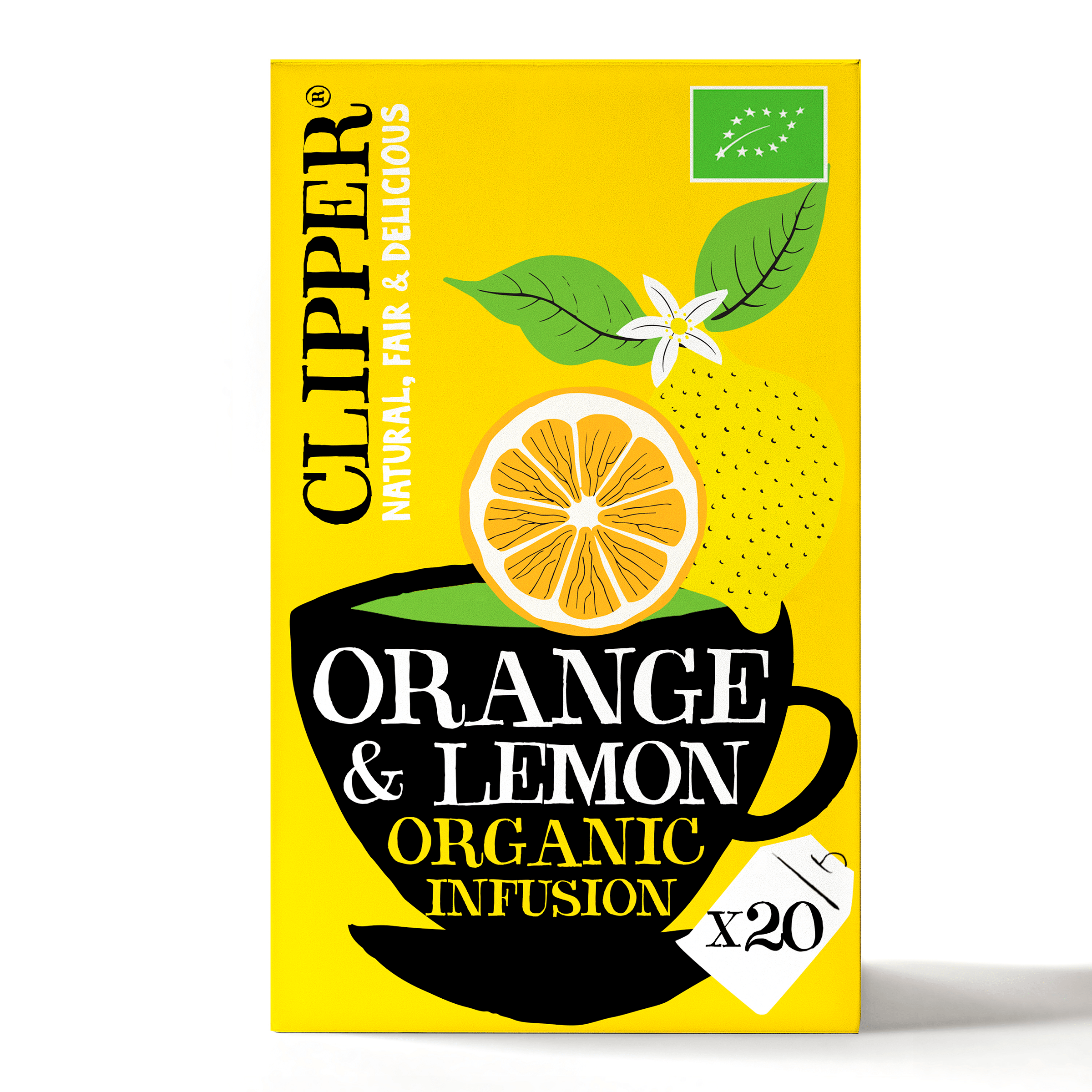 Clipper Orange lemon Per Doos 20 st