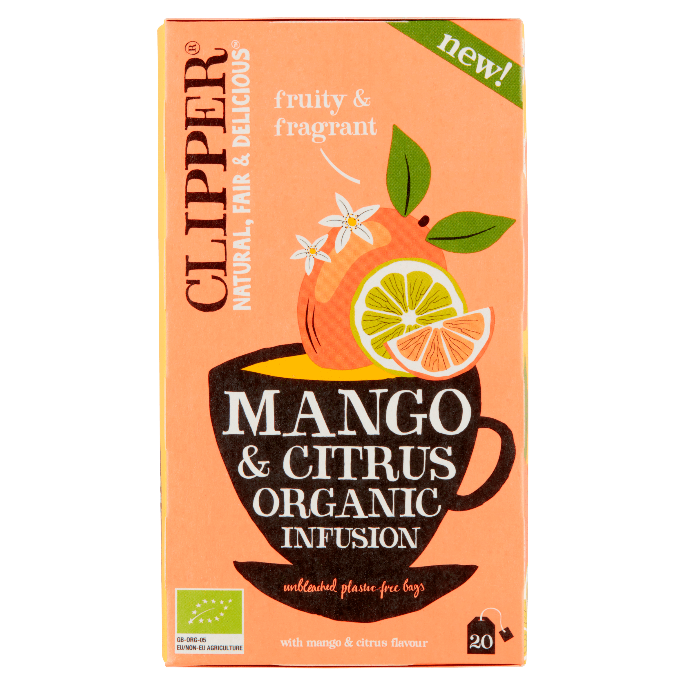 Clipper Mango citrus Per Doos 20 st