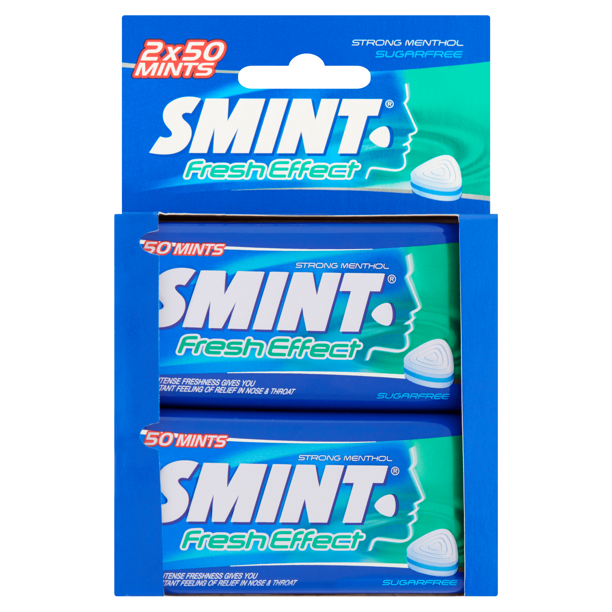 Smint XL Mints Fresh effect menthol 2-pack Per Pak 70 g