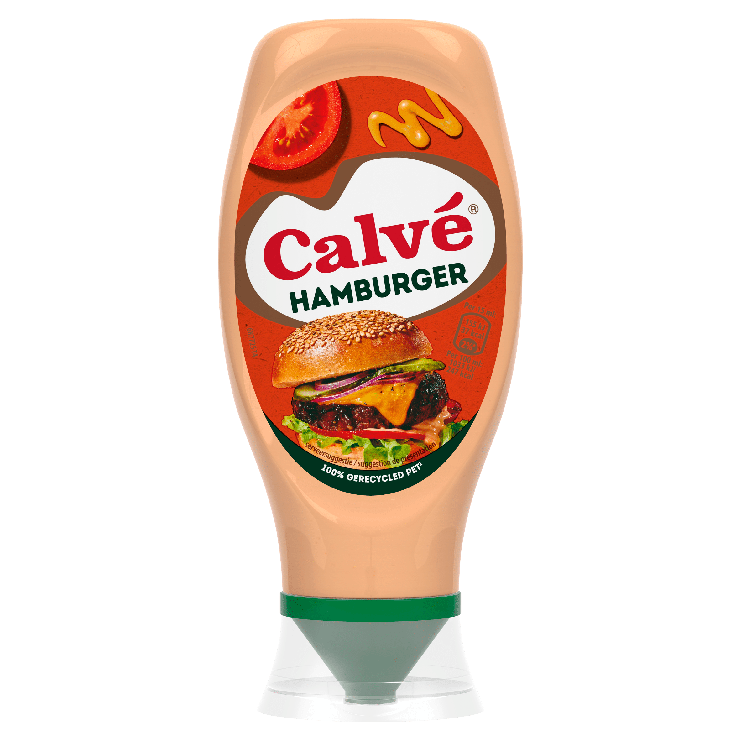 Calvé Snacksaus hamburger Per Fles 430 ml