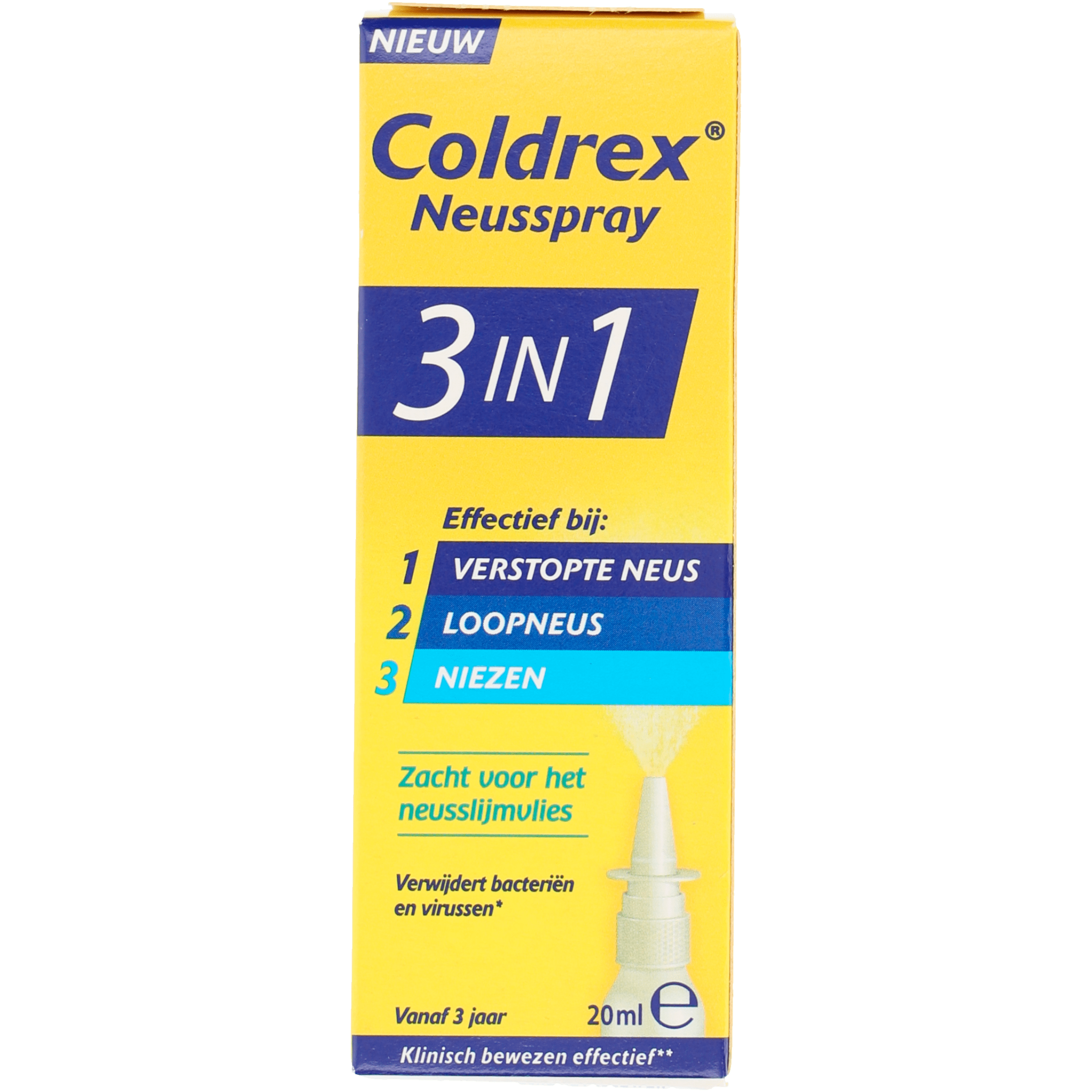 Coldrex 4-in-1 Neusspray Per Doos 20 ml
