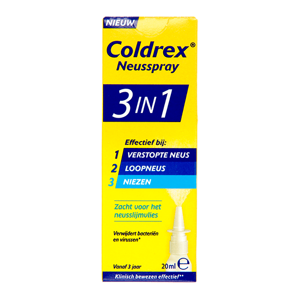 Coldrex 4-in-1 Neusspray Per Fles 20 ml