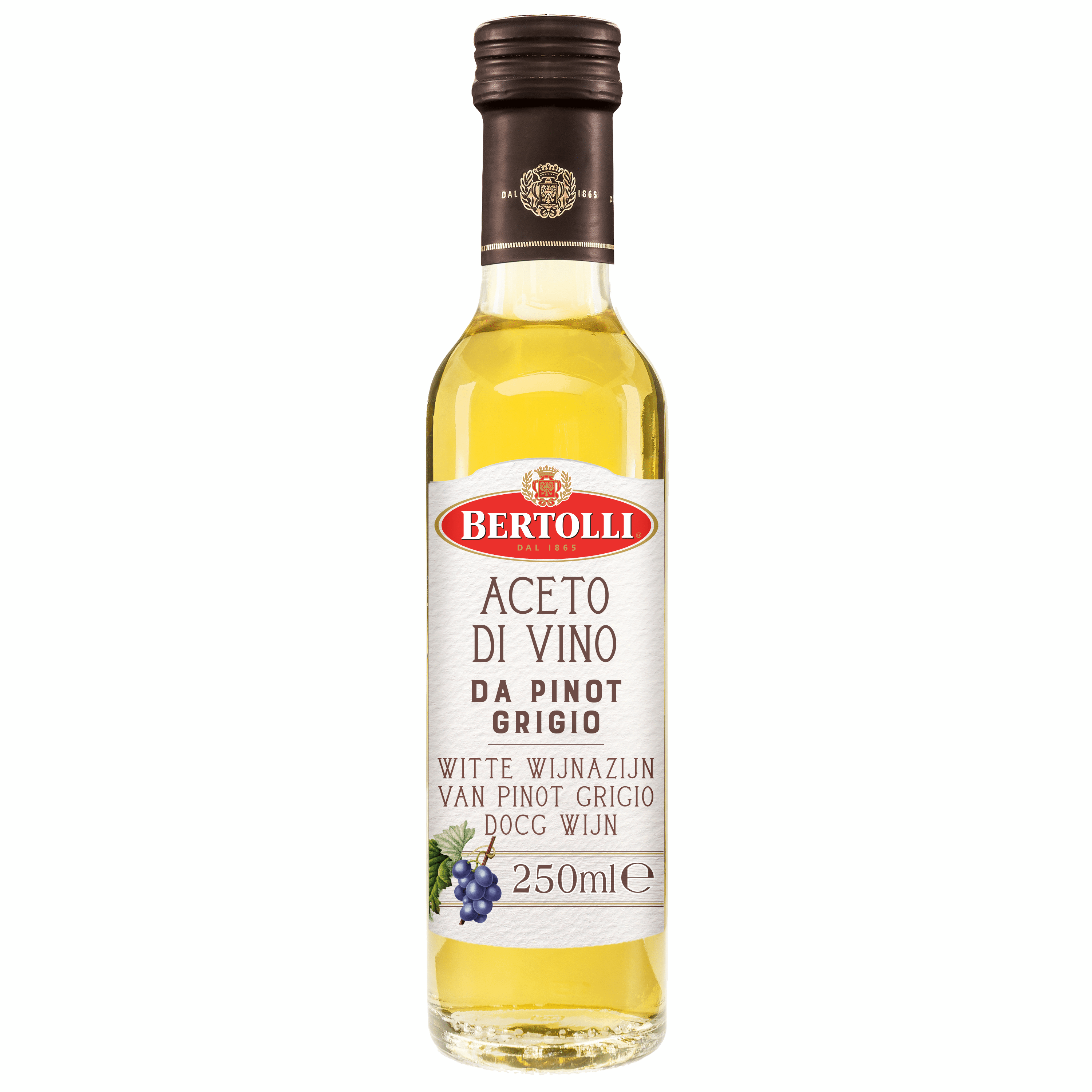 Bertolli Witte wijnazijn pinot grigio Per Fles 250 ml