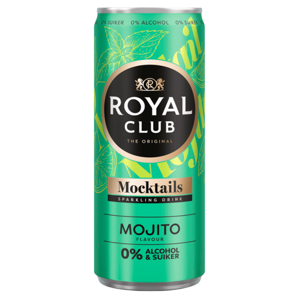 Royal Club Mocktails mojito 0% Per Blik 250 ml