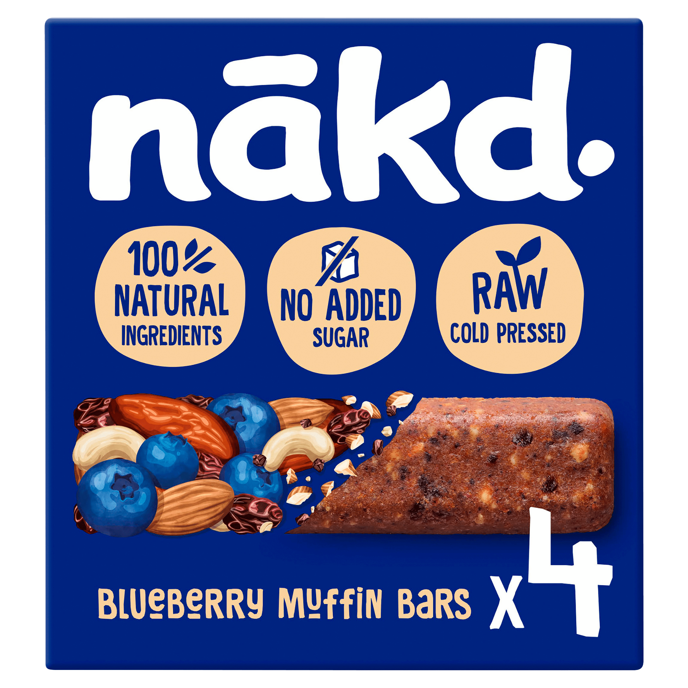 Nakd Raw Fruitreep Blueberry Muffin Per Doos 140 g