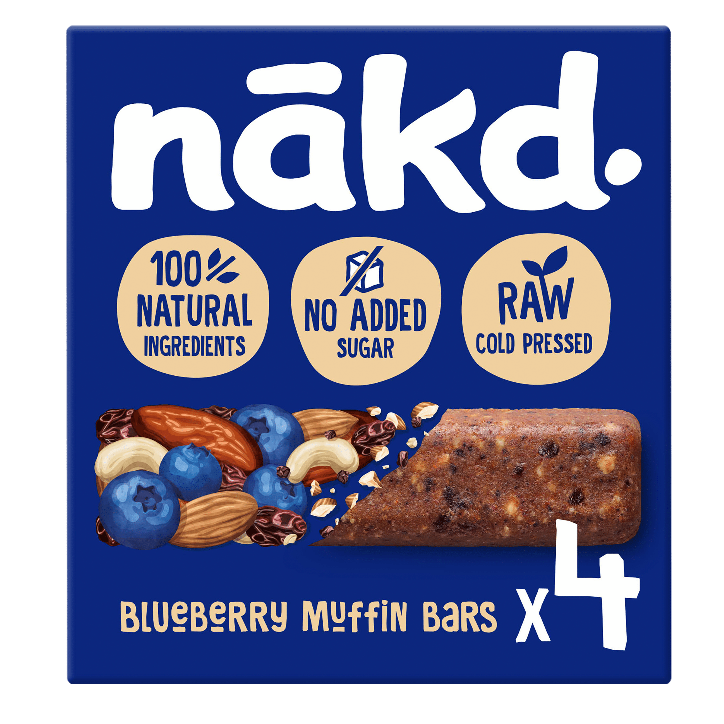 Nakd Raw Fruitreep Blueberry Muffin Per Doos 140 g