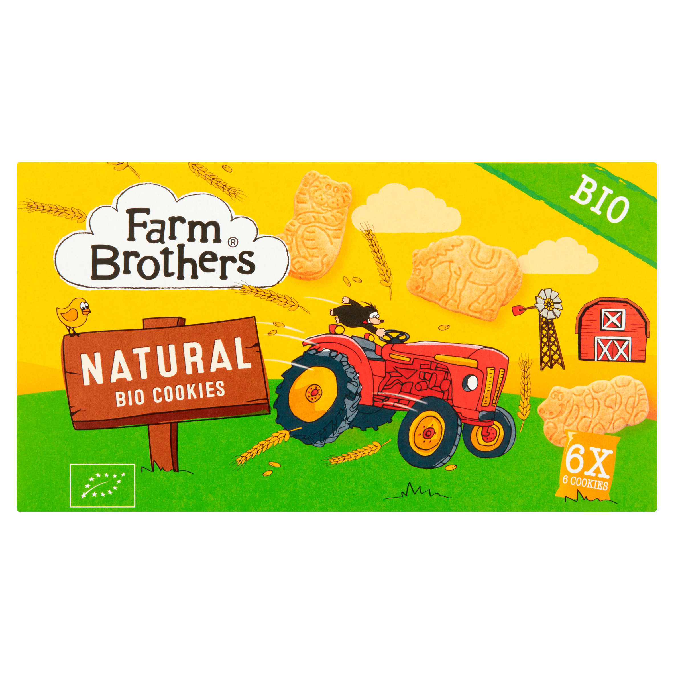 Farm Brothers Kids cookies naturel Per Doos 102 g