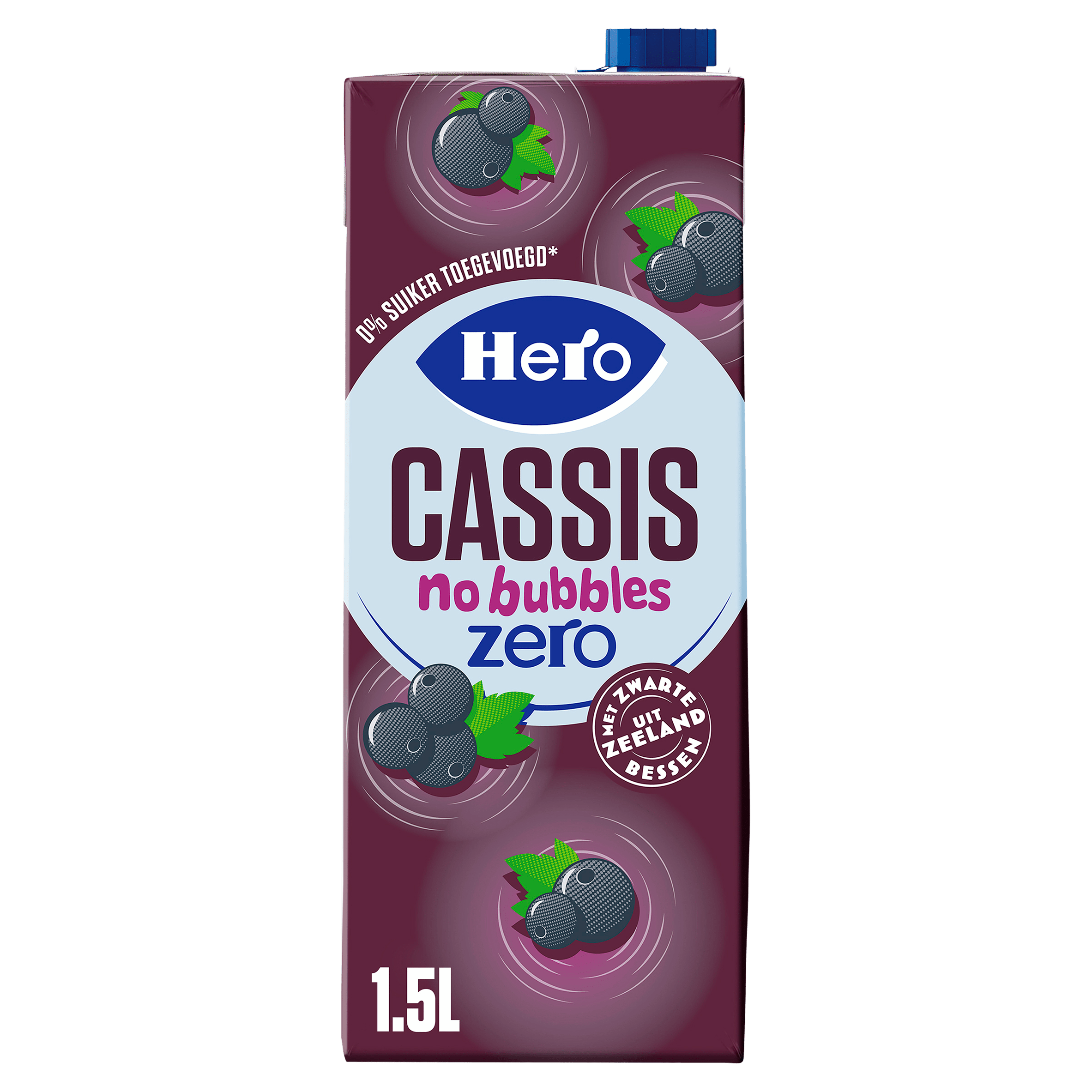 Hero Cassis no bubbles zero Per Pak 1500 ml