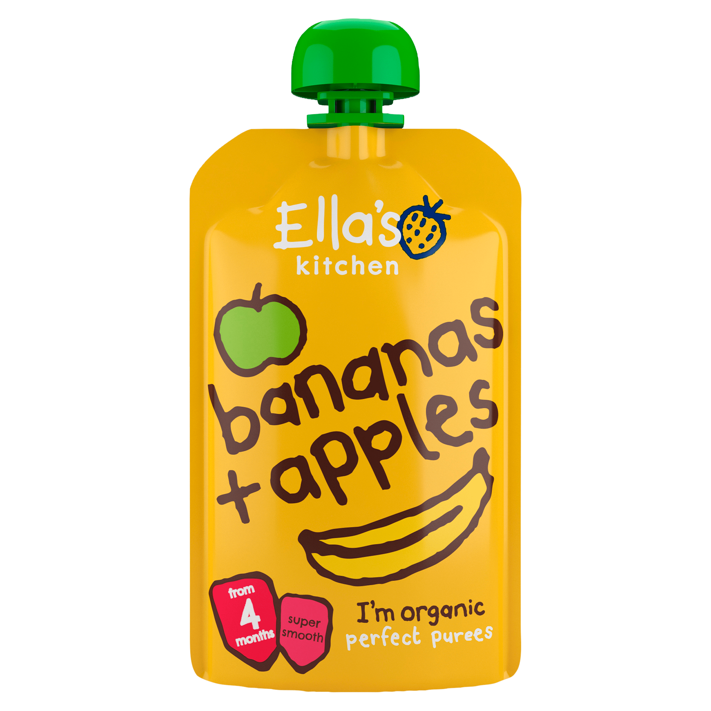 Ella's Kitchen Banaan appel 4+ Per Stazak 120 g