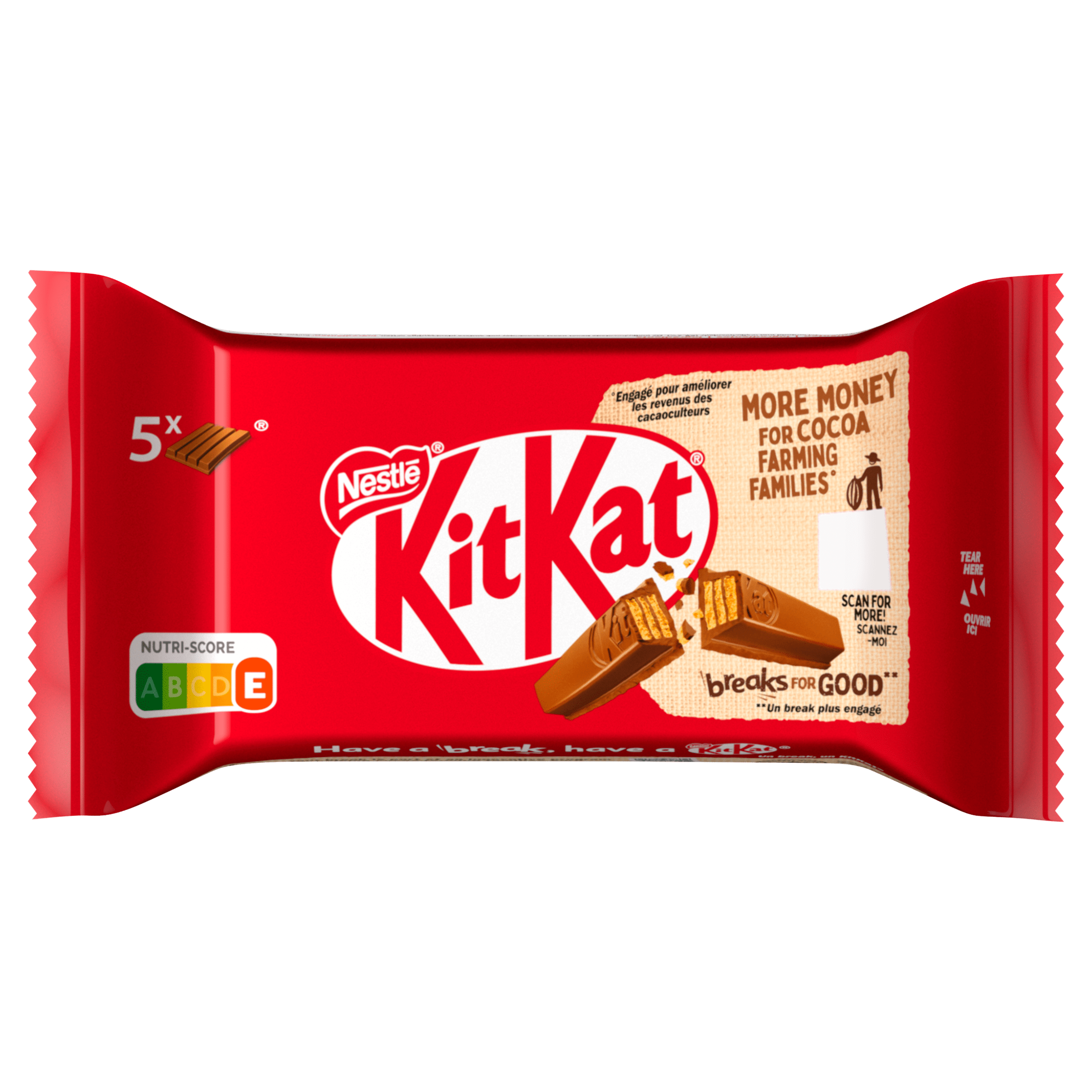 KitKat Melk chocolade 5-pack Per Wikkel 207 g