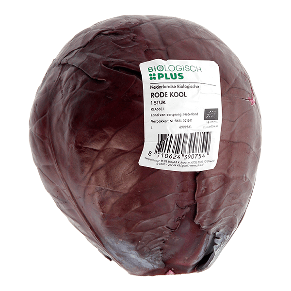 Biologisch PLUS Rode kool biologisch Per Stuk 1 st