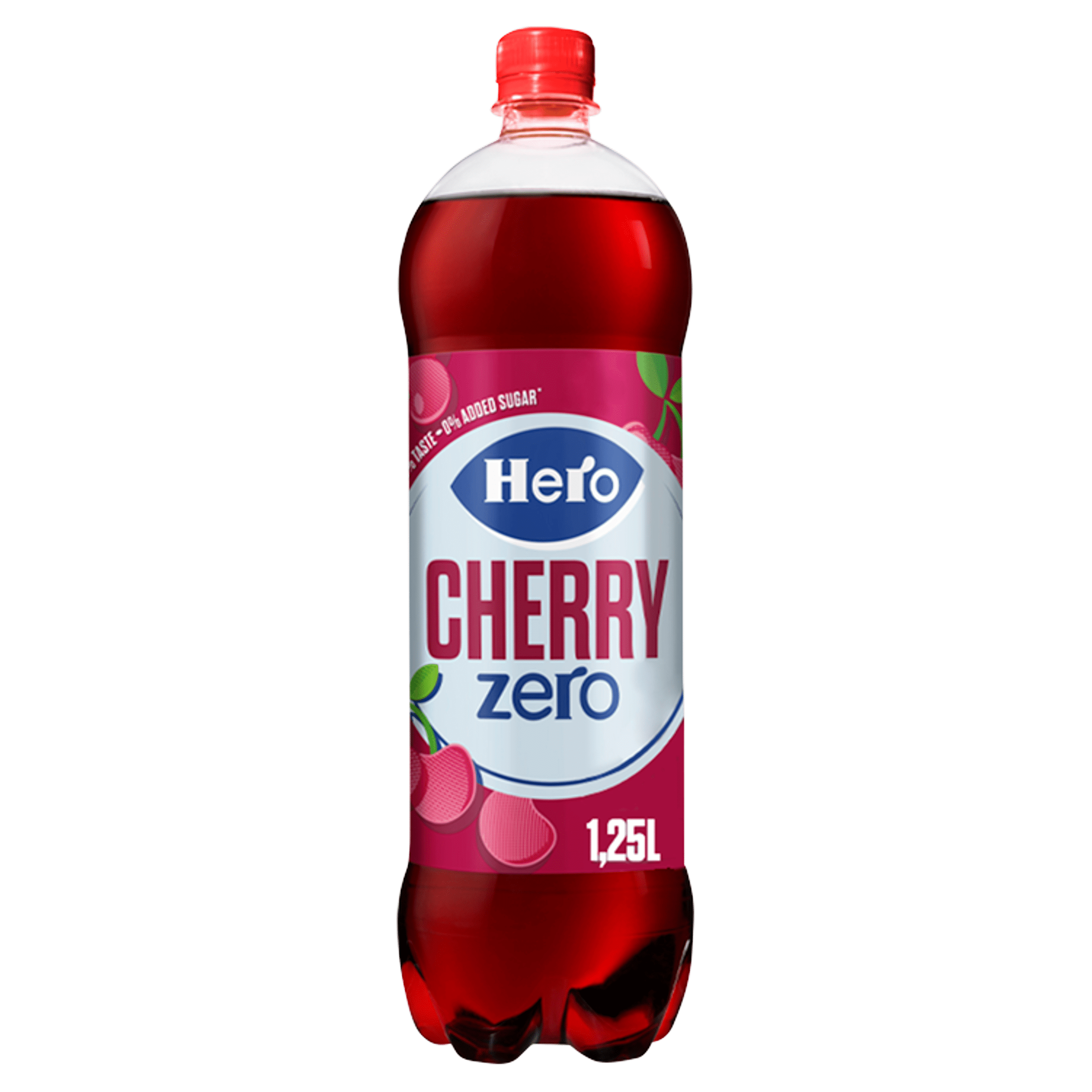 Hero Cherry zero Per Fles 1250 ml