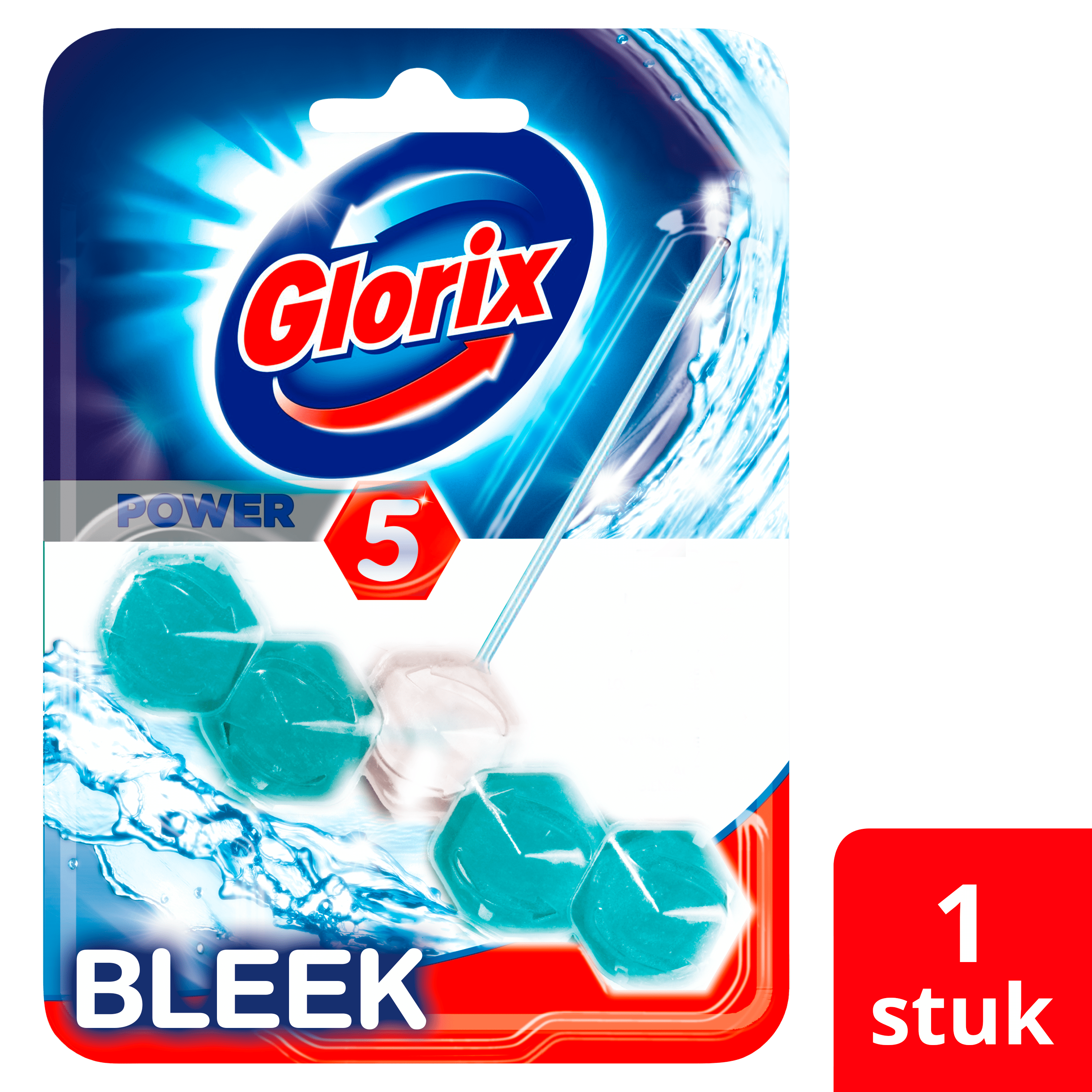 Glorix Power 5 Wc Blok Bleek Per Pak 1 st