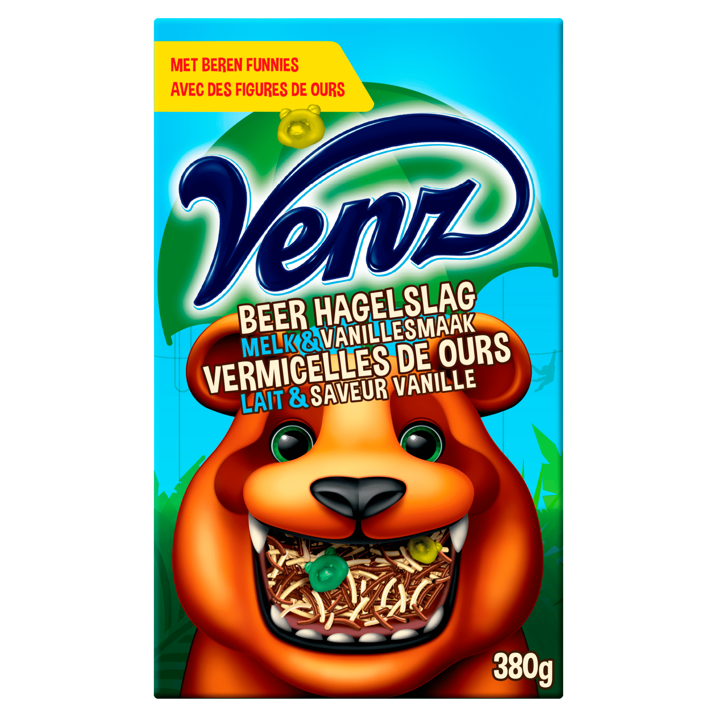 Venz Beer Hagelslag Per Doos 380 g