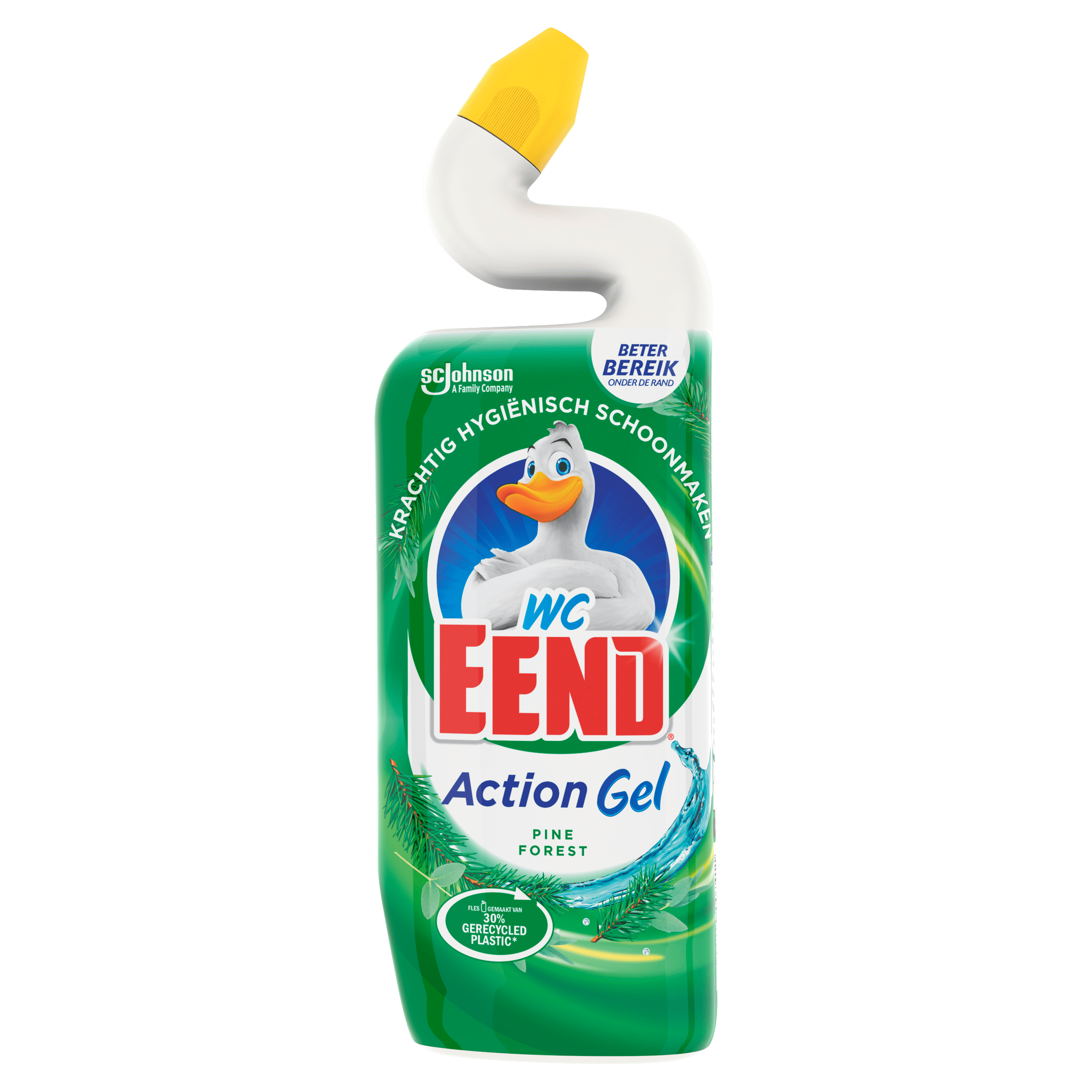 Wc Eend Toiletreiniger action gel pine fresh Per Flacon 750 ml