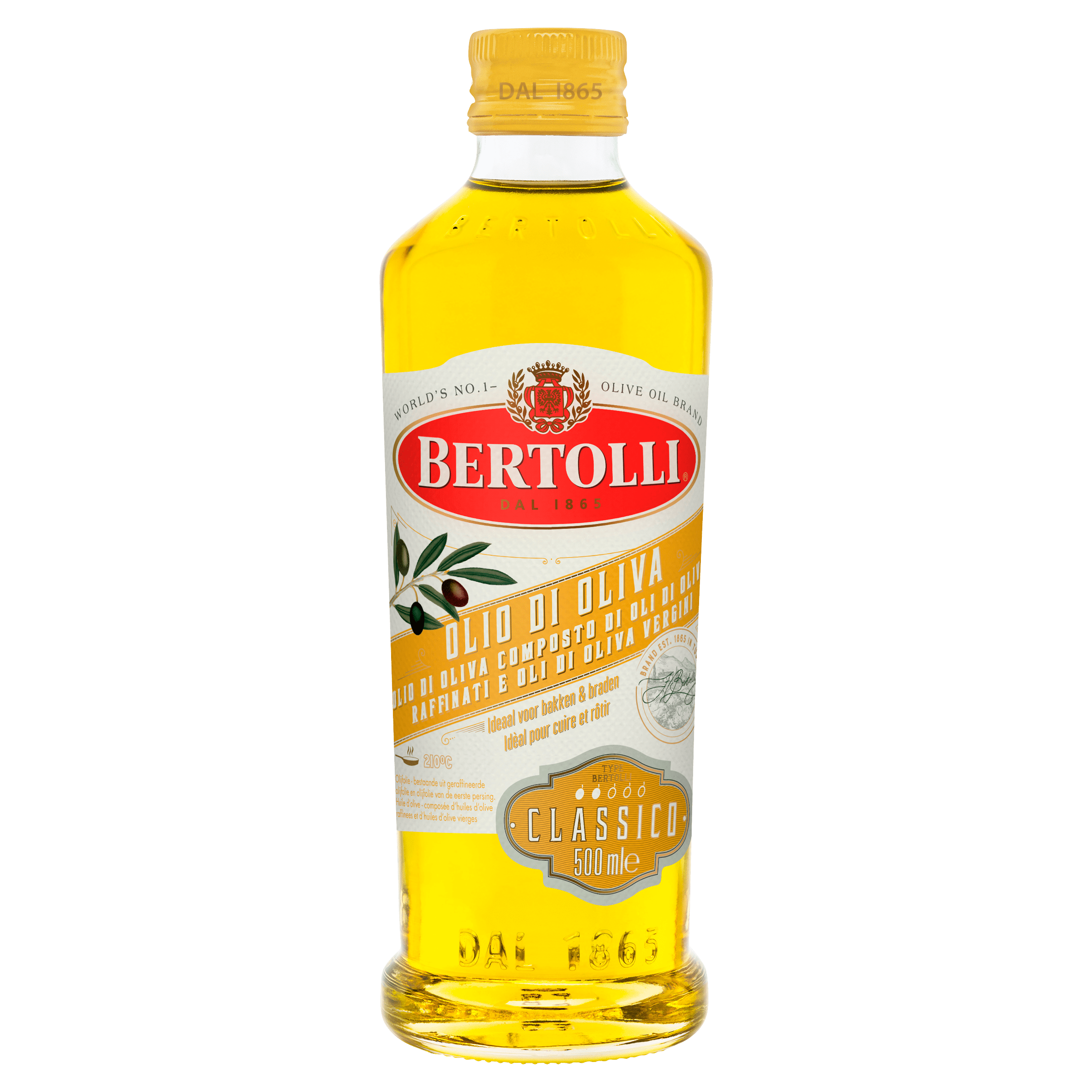 Bertolli Olijfolie Classico Per Fles 500 ml