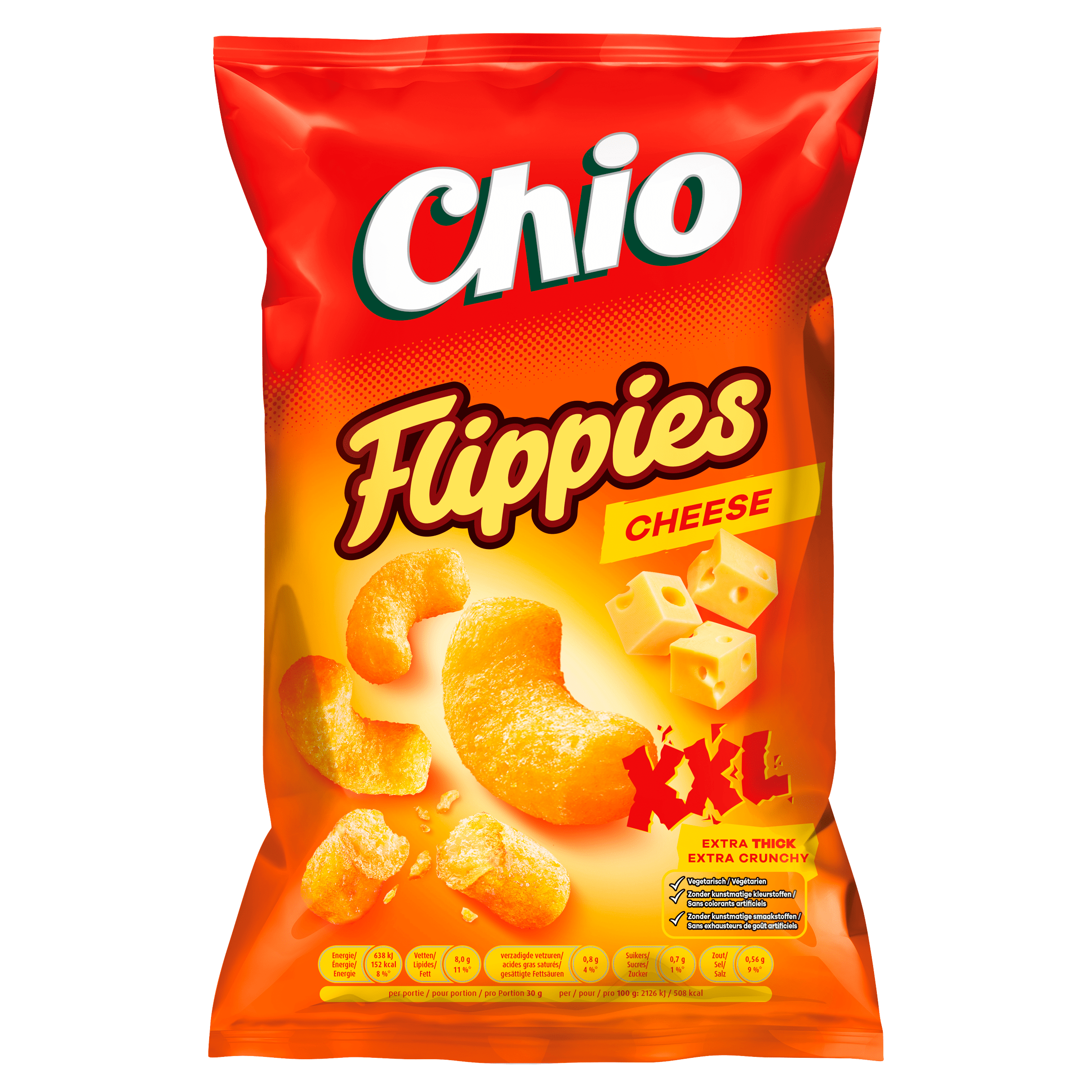 Chio XXL flippies cheese Per Zak 115 g