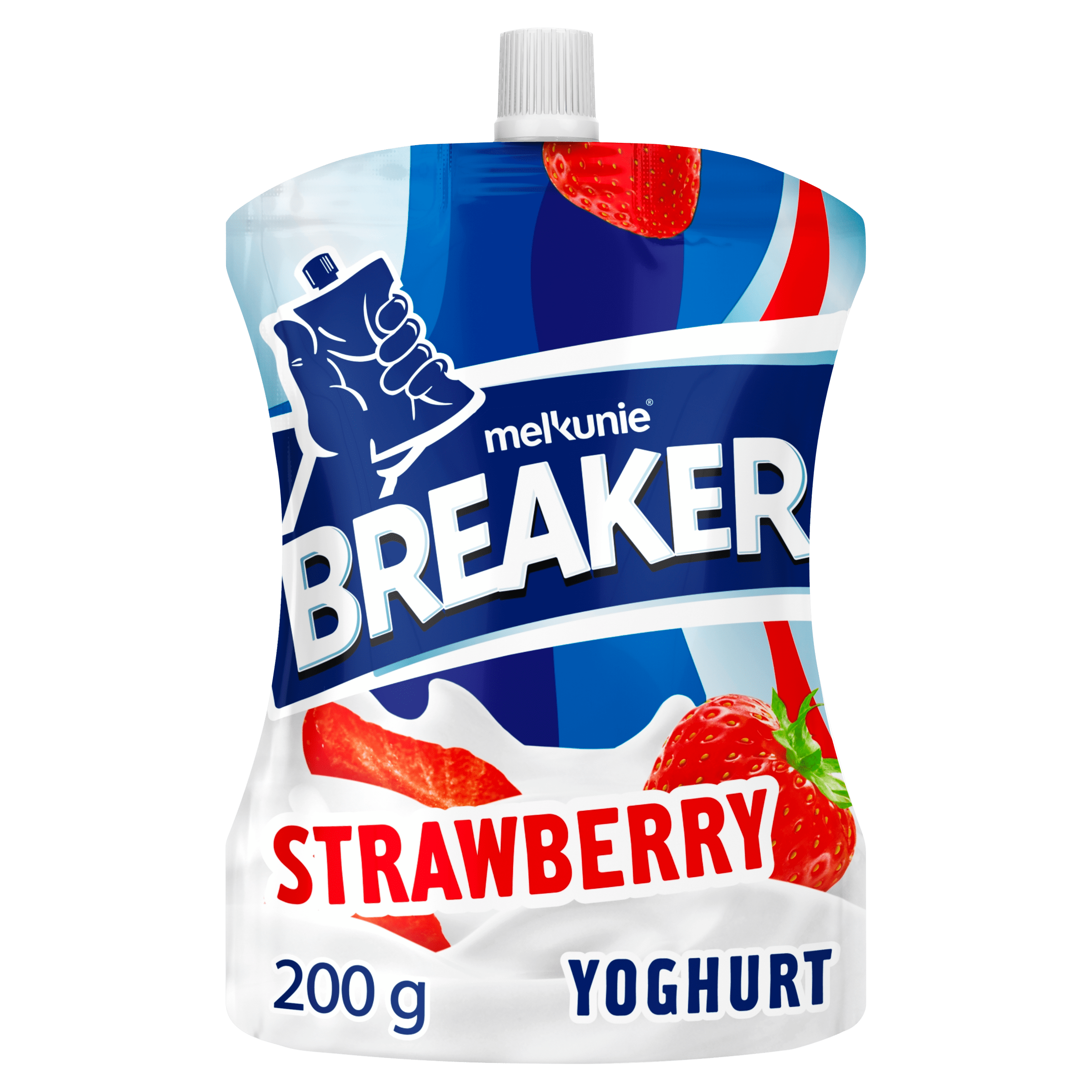 Melkunie Breaker Aardbei Yoghurt Per Stuk 200 g