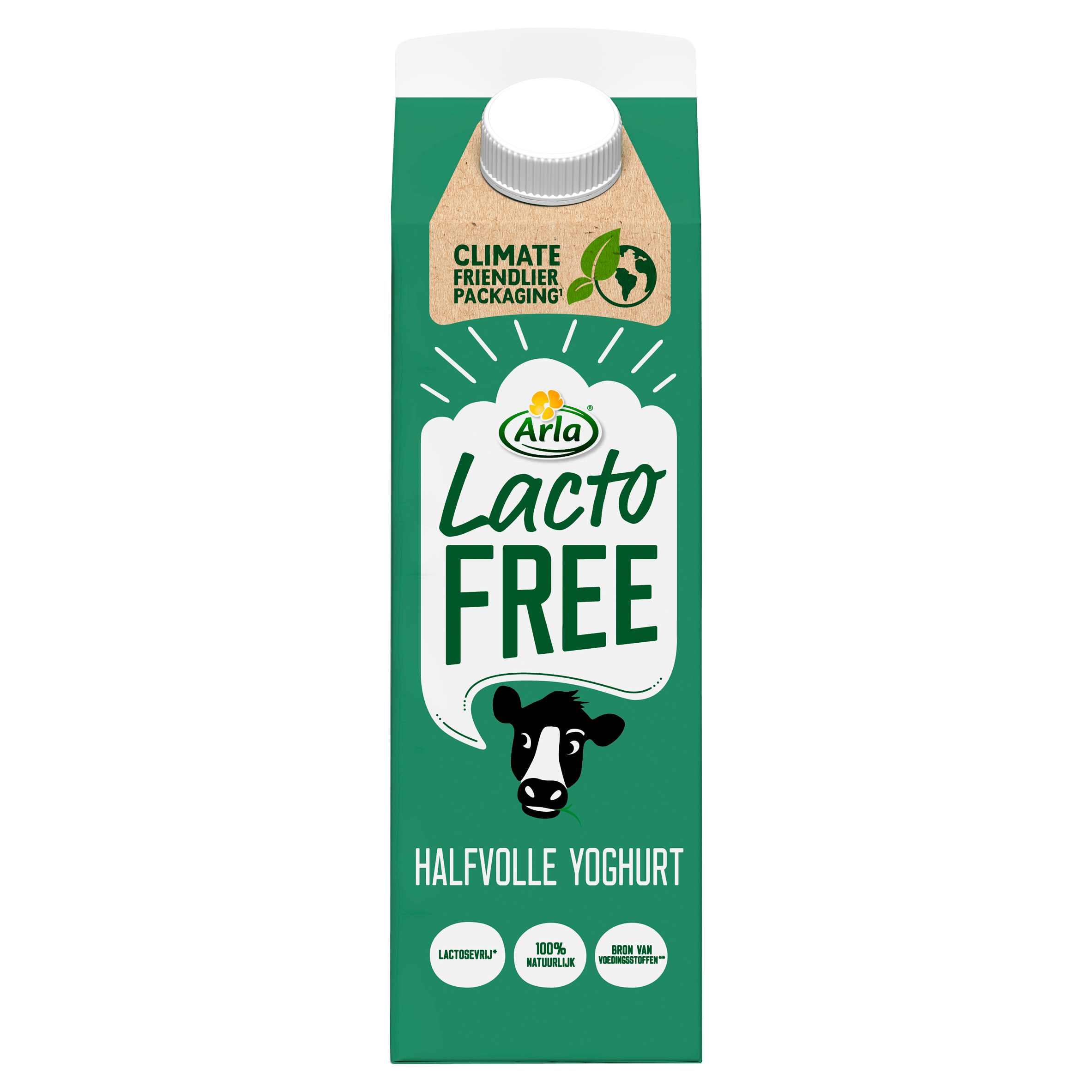 Arla Lactofree halfvolle yoghurt Per Pak 1000 ml - PLUS