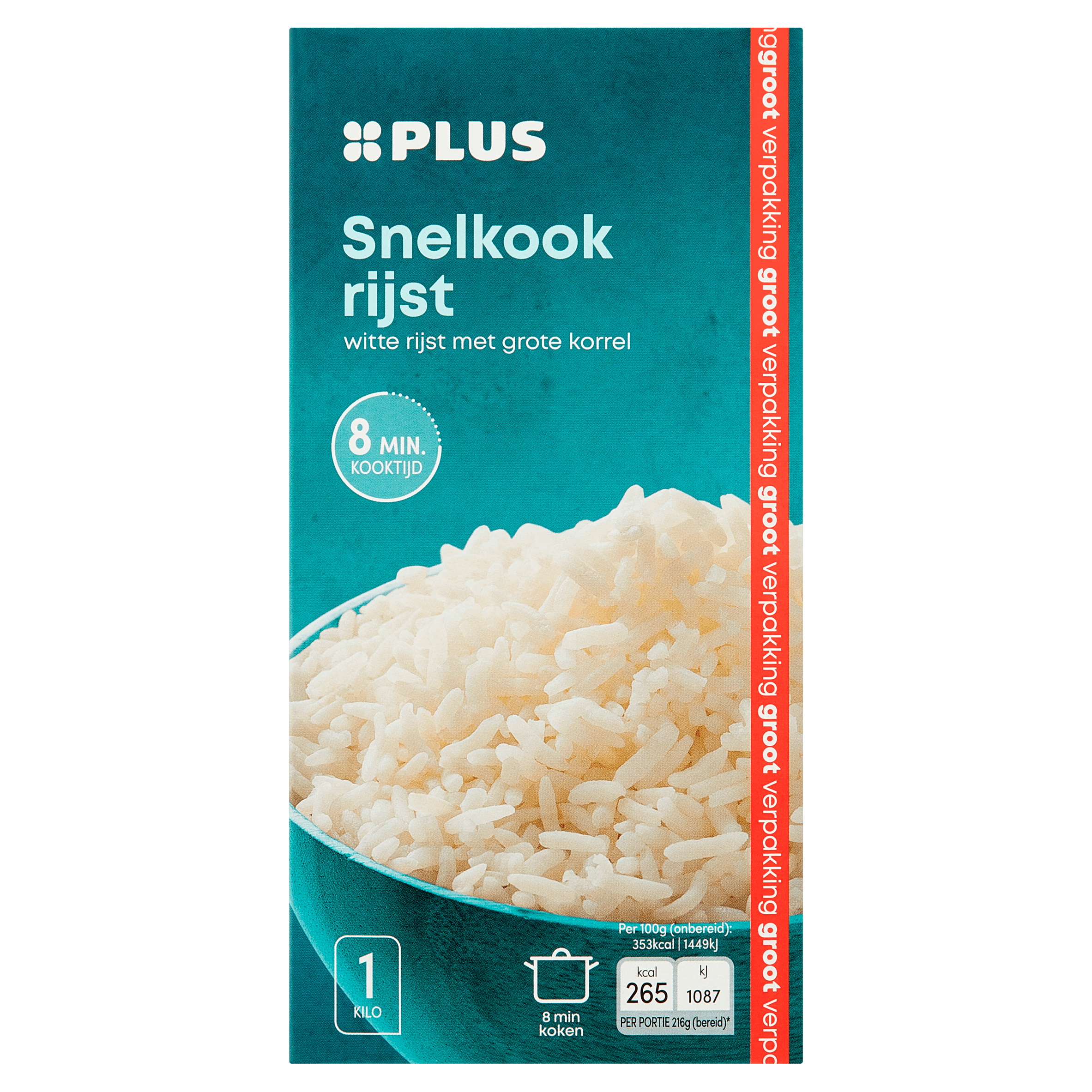 PLUS Witte rijst Per Doos 1000 g