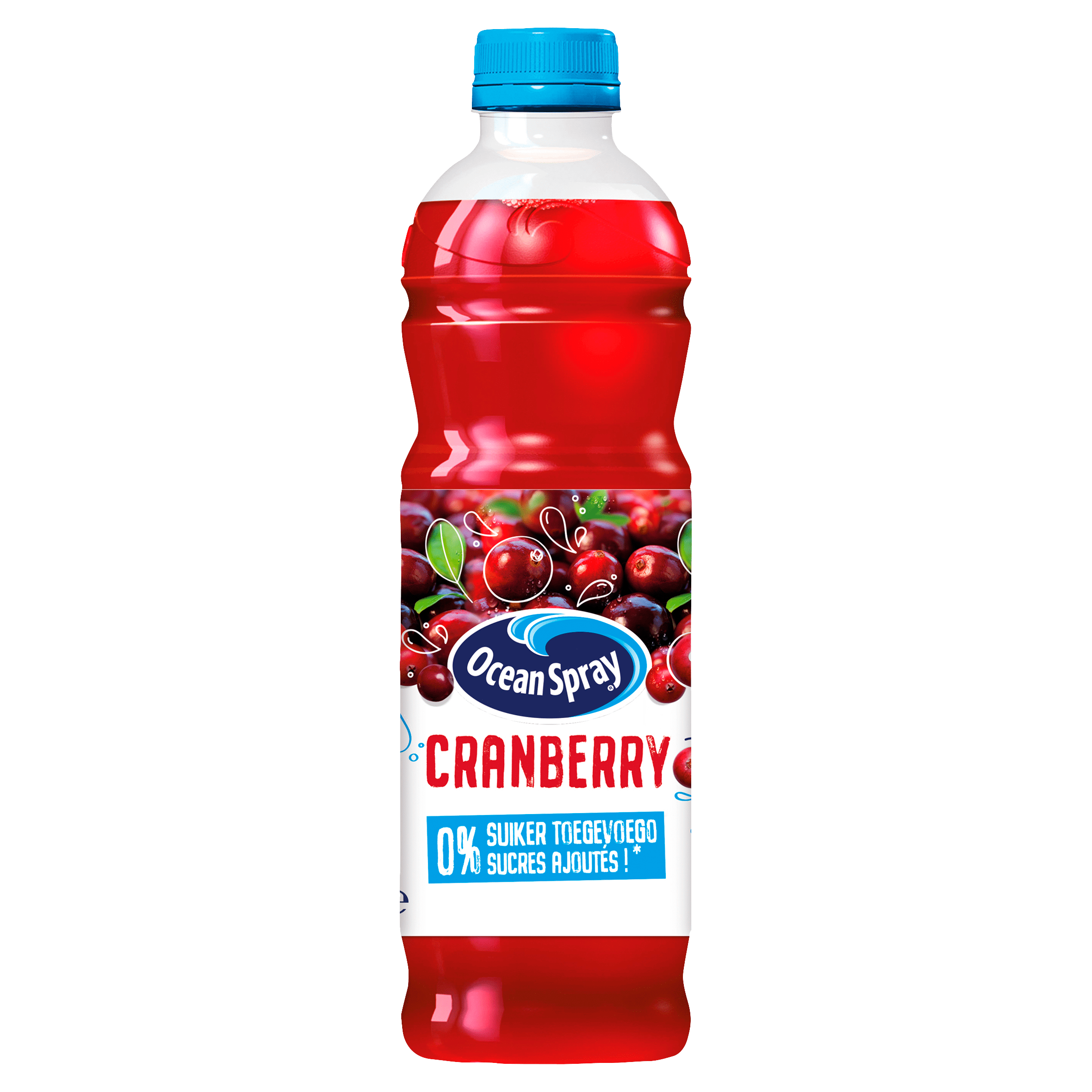 Ocean Spray Cranberry 0% suiker toegevoegd Per Fles 1000 ml