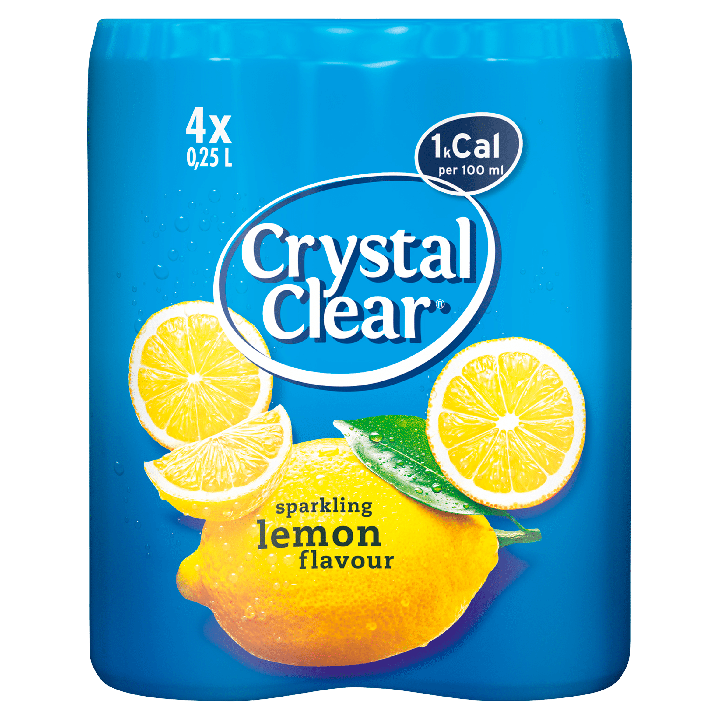 Crystal Clear Sparkling lemon Per Set 1000 ml - PLUS