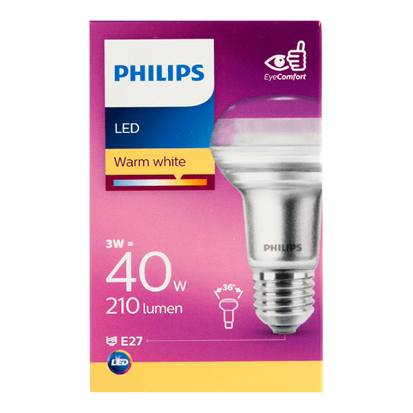 Philips LED spot R63 40W E27 Per Doos 1 st