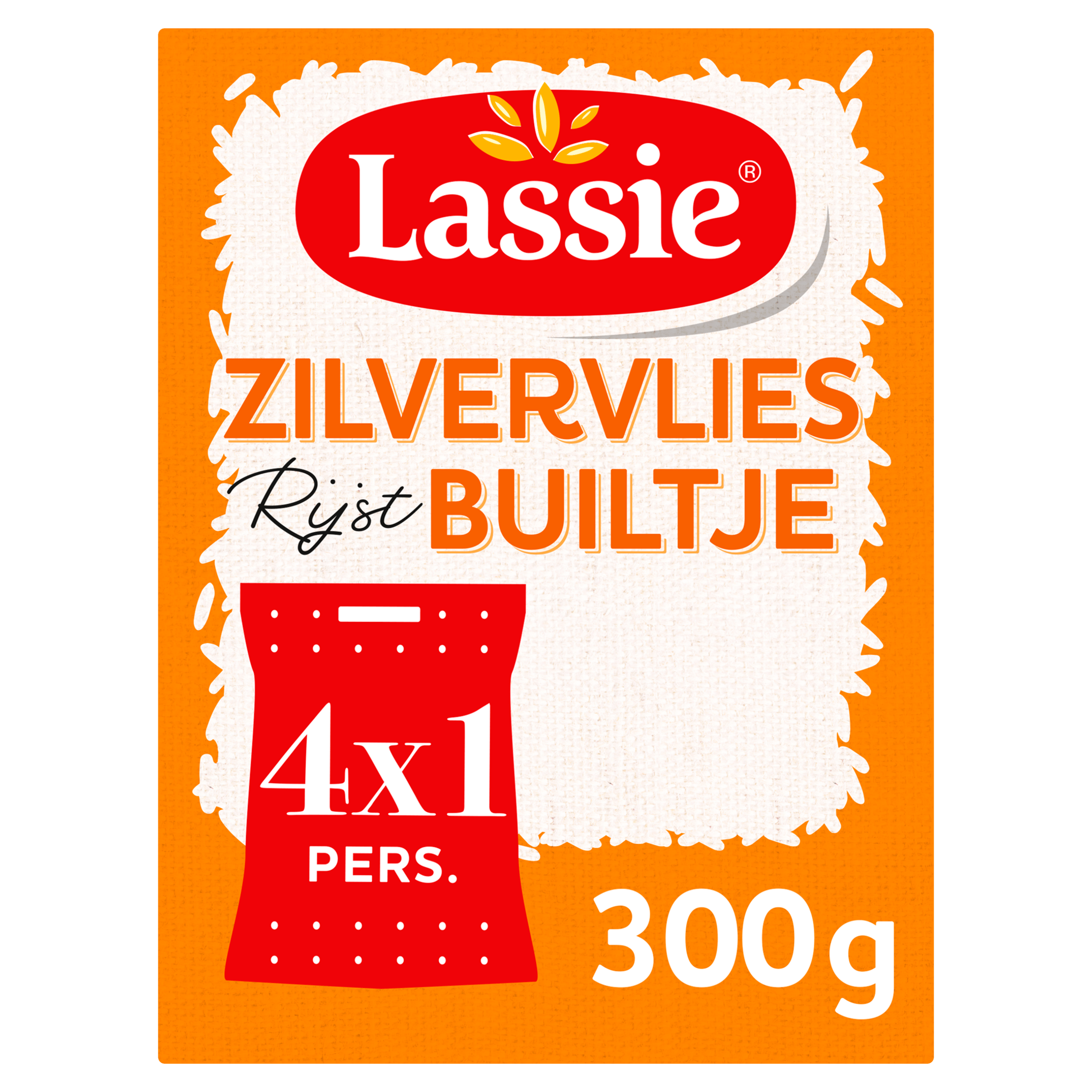 Lassie Zilvervlies builtjes 1 persoons Per Pak 300 g