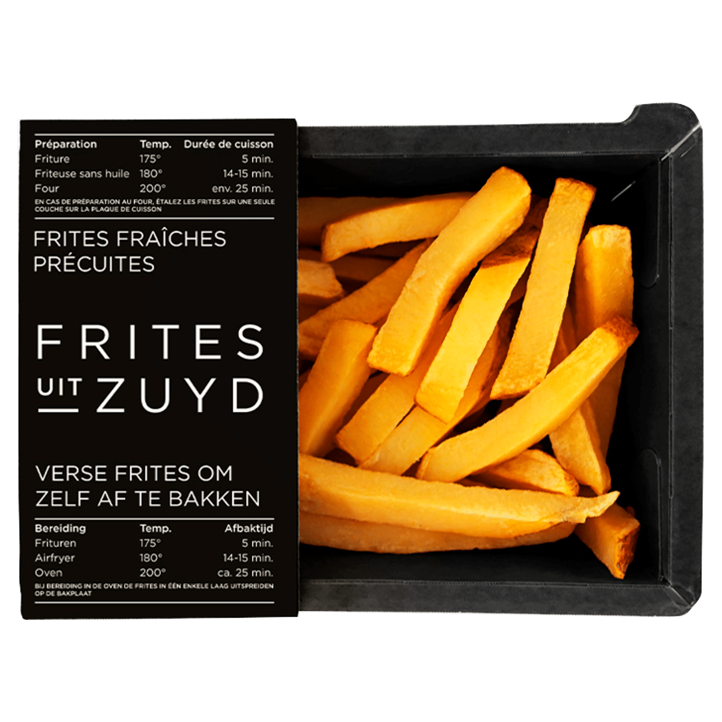 Frites uit Zuyd Dag verse friet Per Bakje 500 g