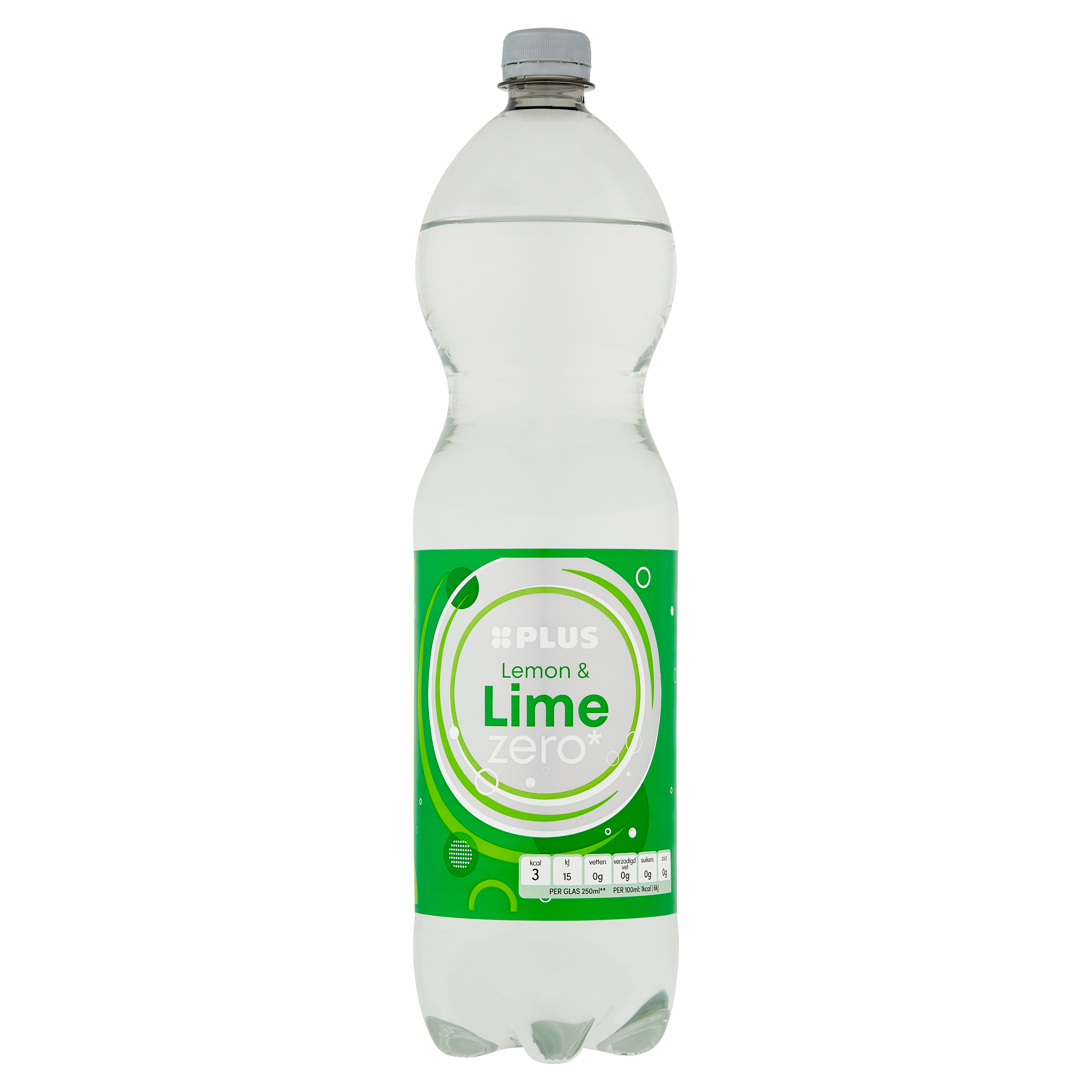PLUS Lemon & Lime zero Per Fles 1500 ml