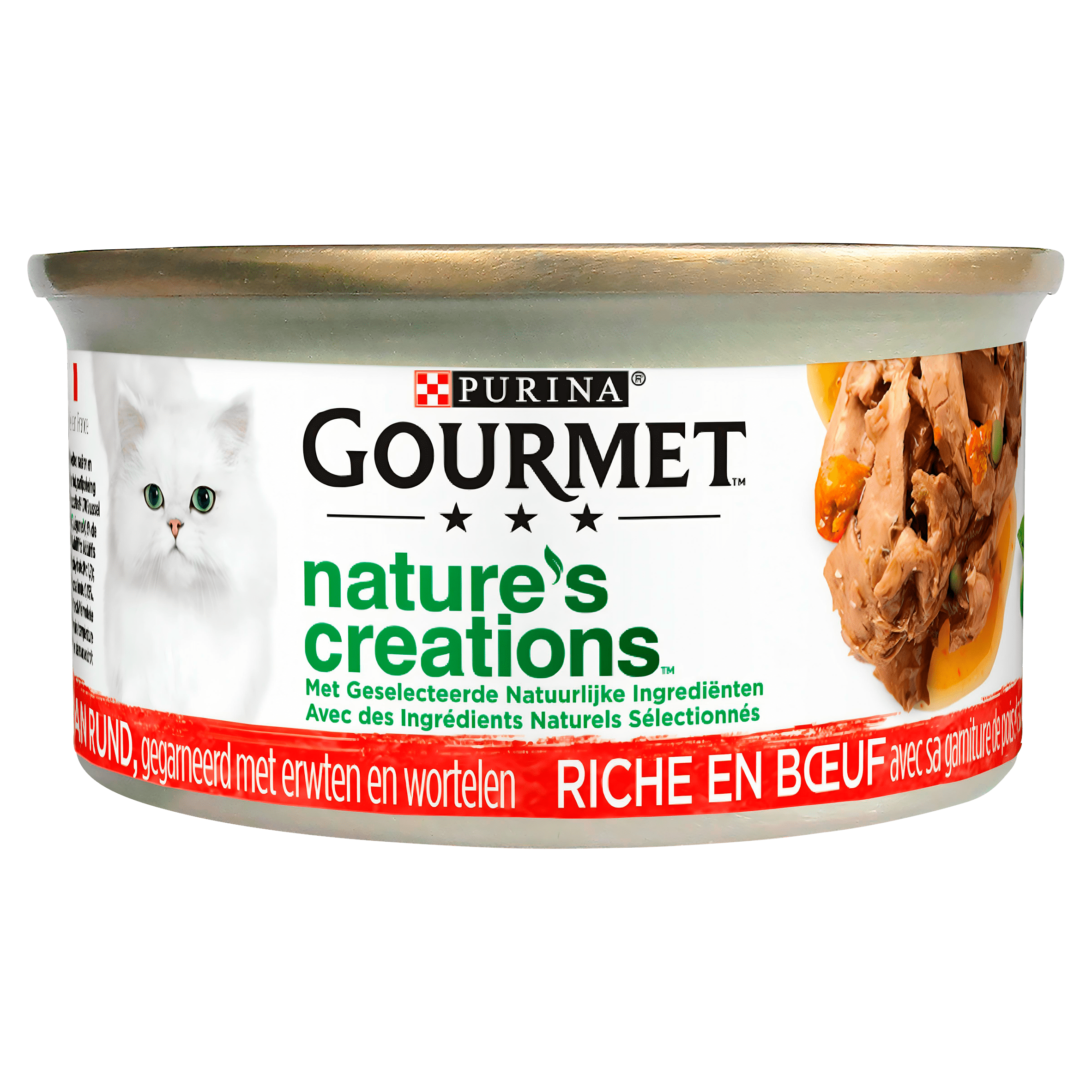 Gourmet Nature's Creations kattenvoer rund Per Blik 85 g