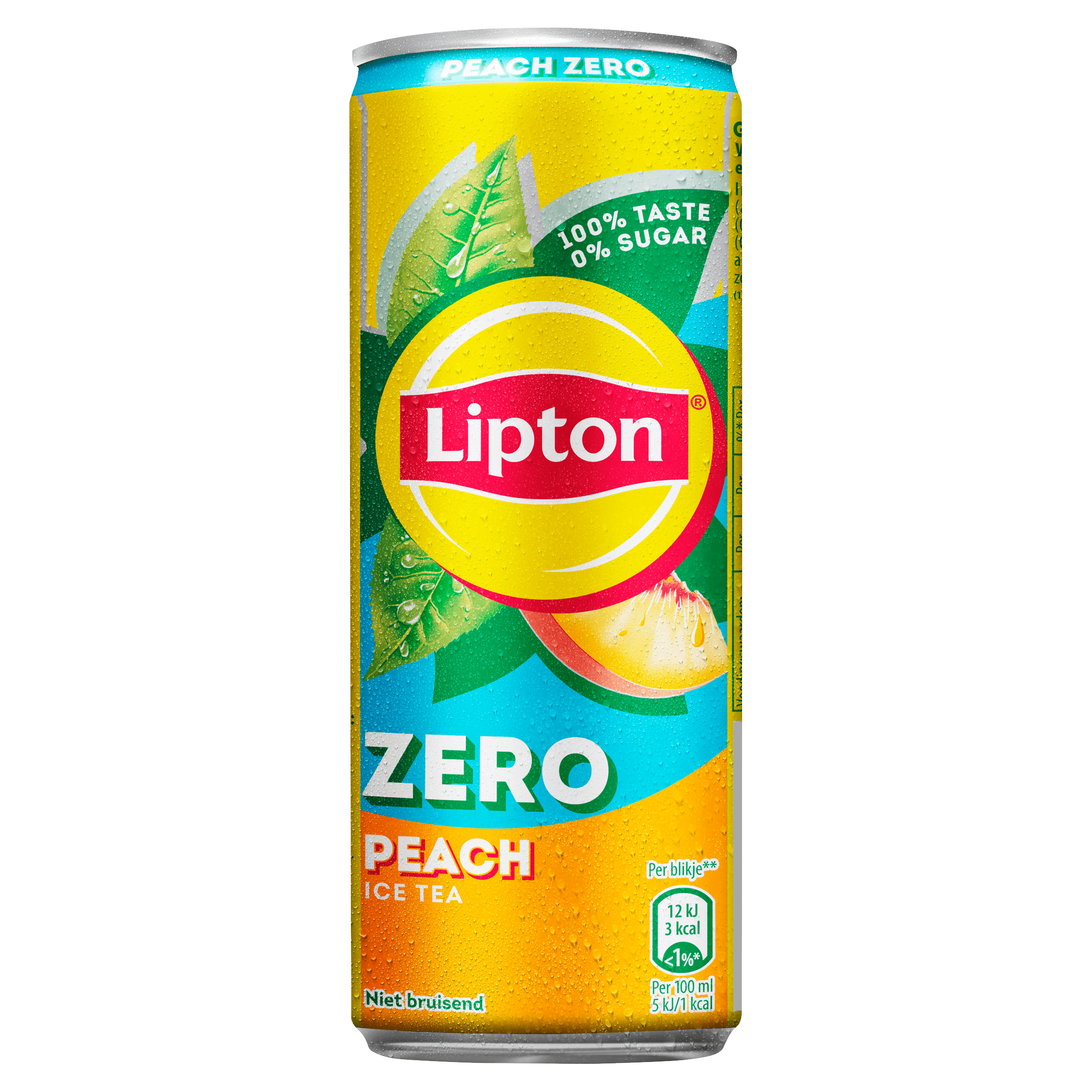 Lipton Ice tea peach zero Per Blik 25 cl