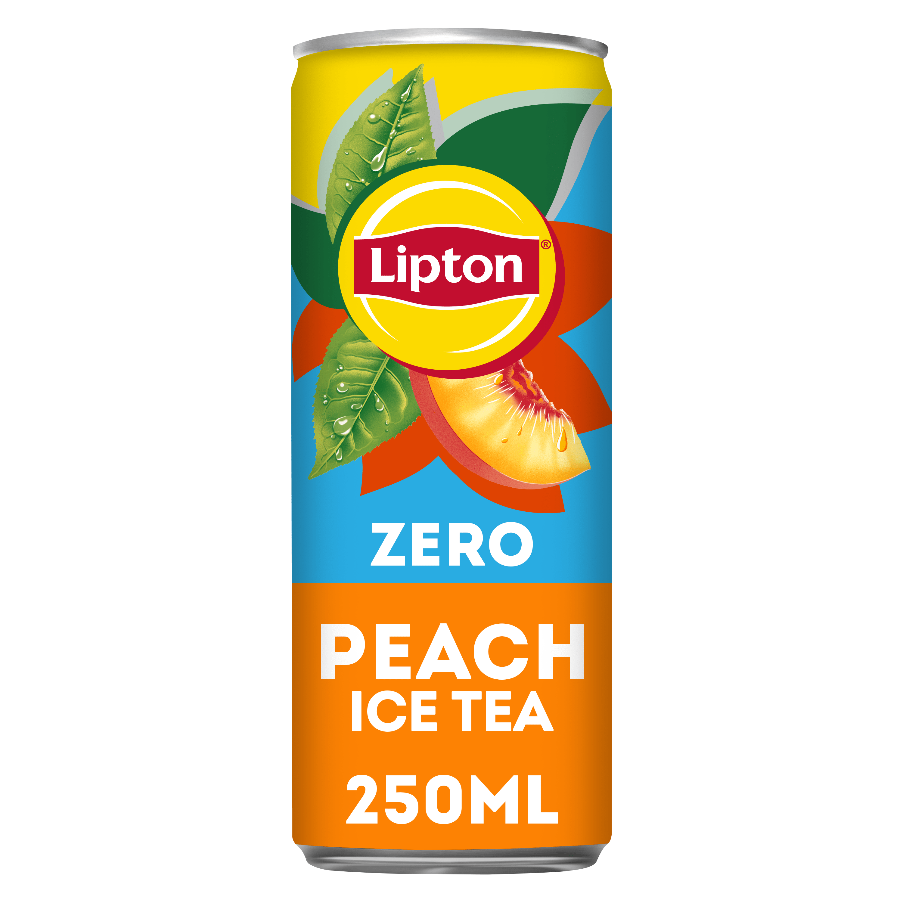 Lipton Ice tea peach zero Per Blik 250 ml
