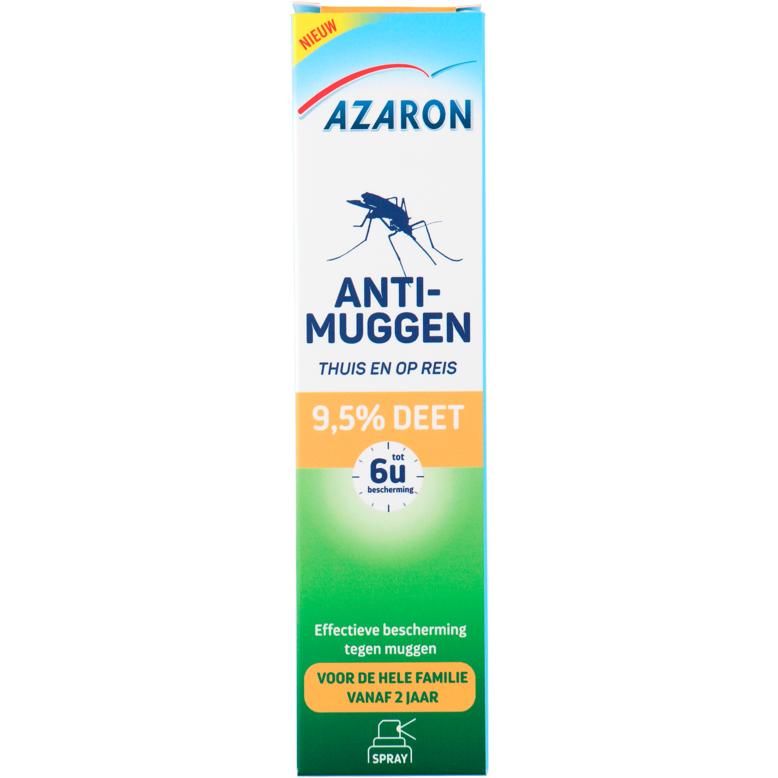 Azaron Anti-muggen 9.5% DEET spray Per Doos 93 g