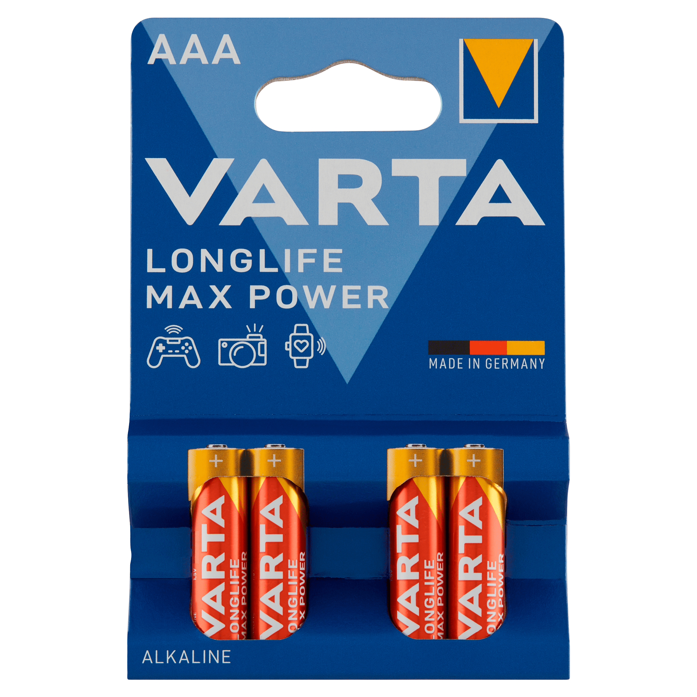 Varta Alkaline longlife max power AAA Per Pak 4 st