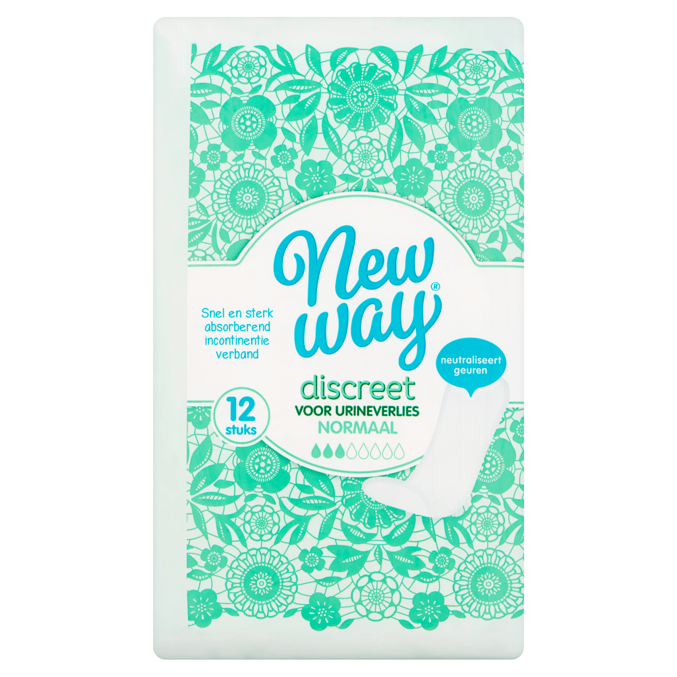 New Way Incontinentieverband inleg normaal Per Zak 12 st