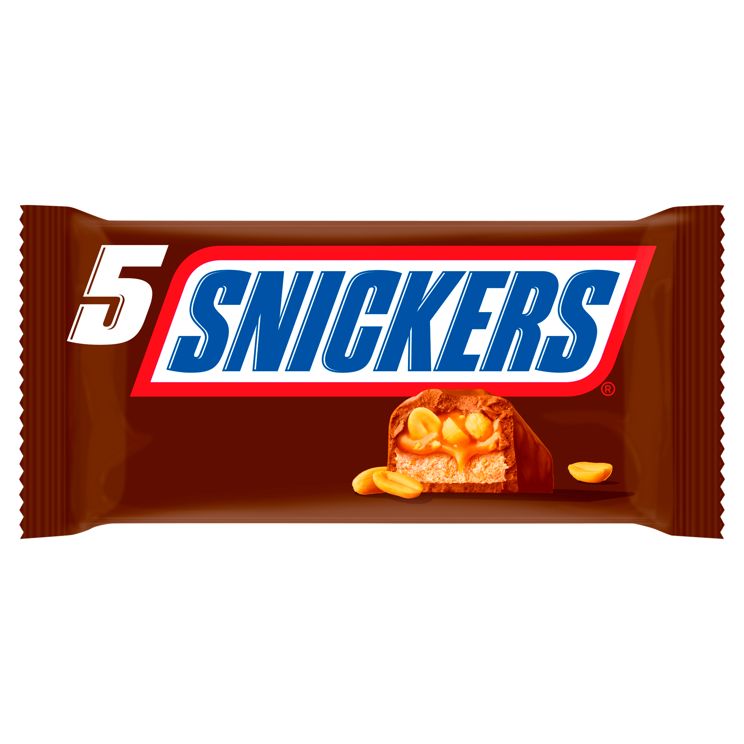Snickers Melk chocolade karamel repen Per Pak 250 g